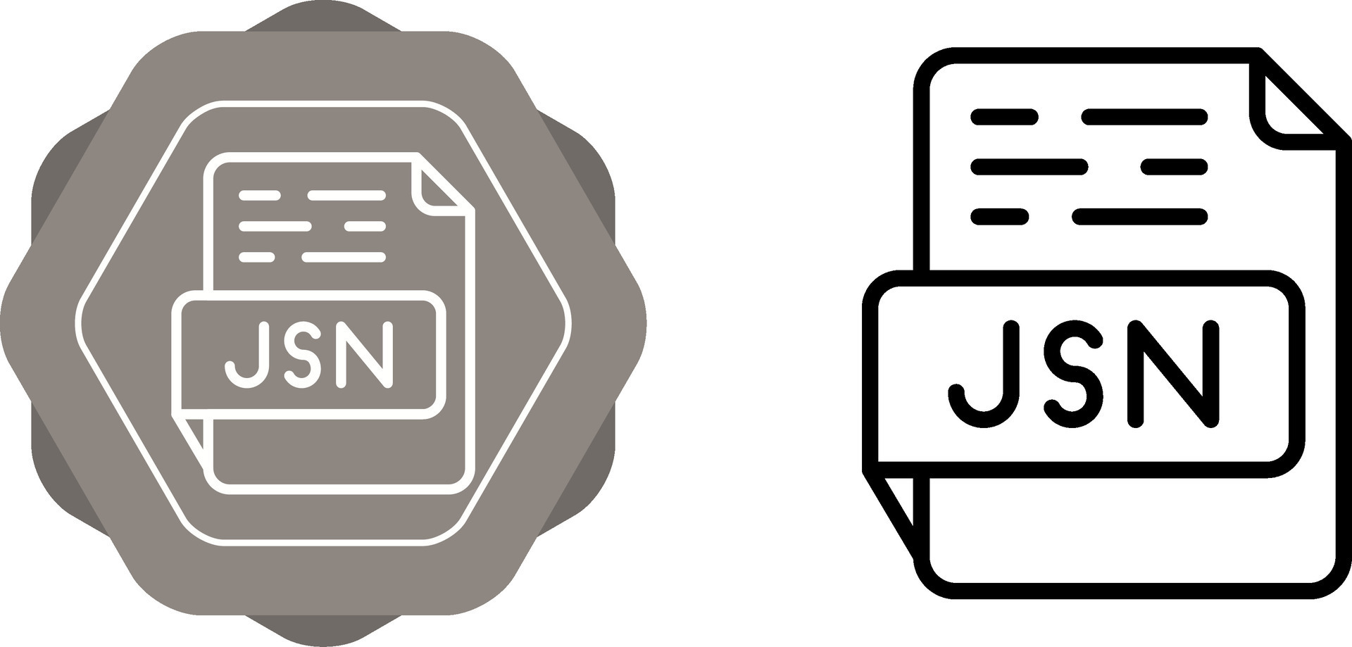 json vector icono 40437991 Vector en Vecteezy