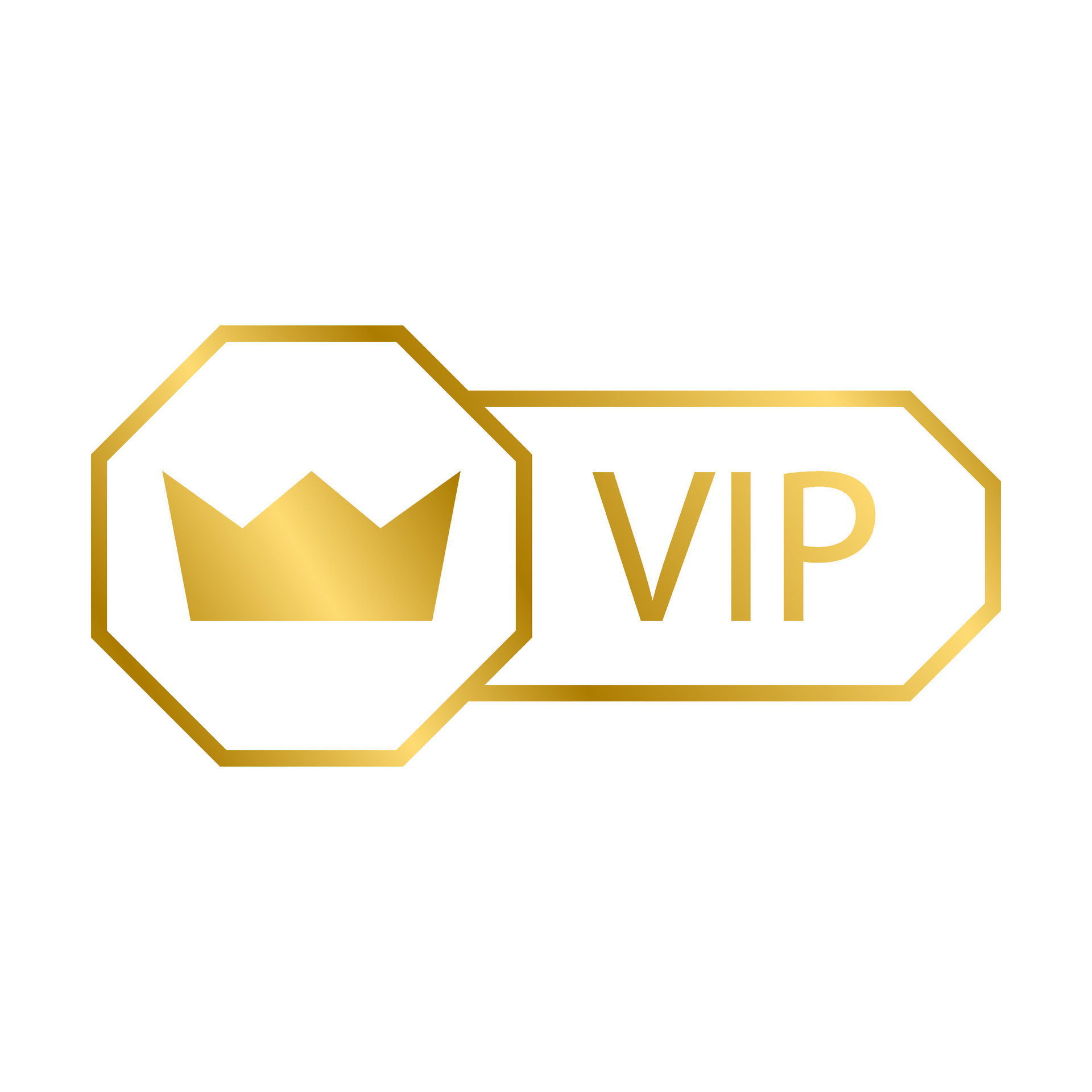 vector de icono vip para diseño gráfico, logotipo, sitio web, medios sociales, aplicación móvil ...