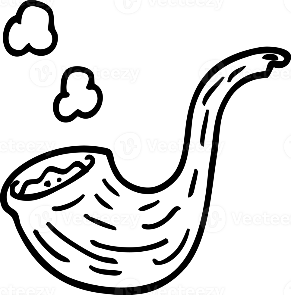 linea disegno cartone animato fumo tubo icona 40483668 PNG