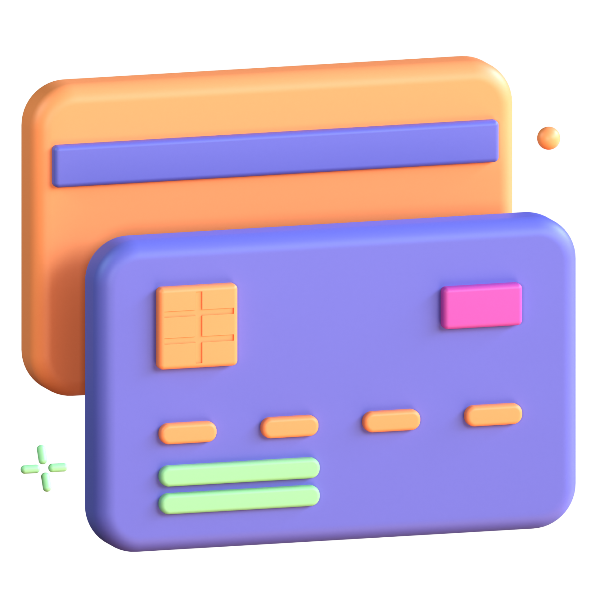 3d Illustration Credit Card 40501781 Png
