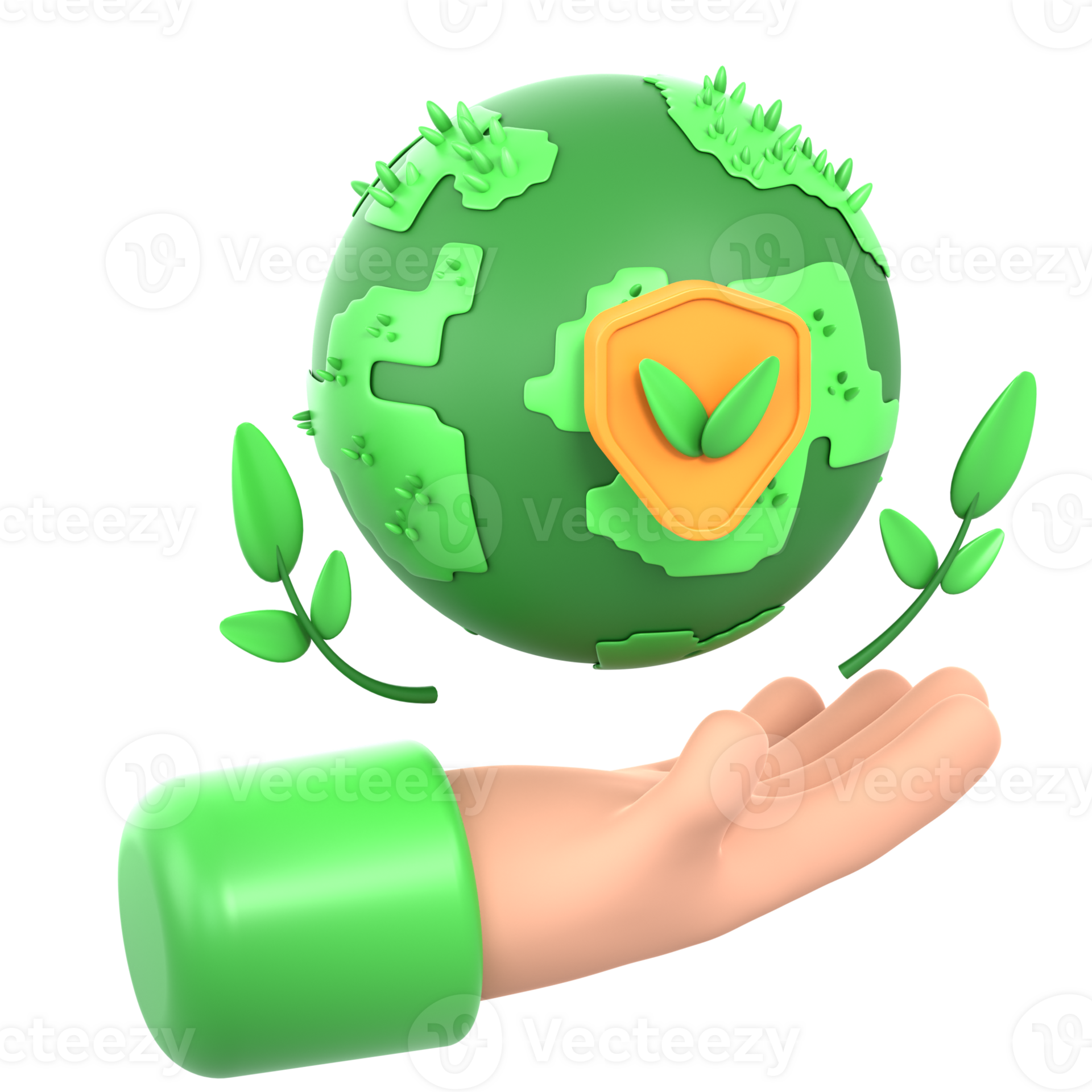 3d Illustration Environmental Protection 40501848 Png