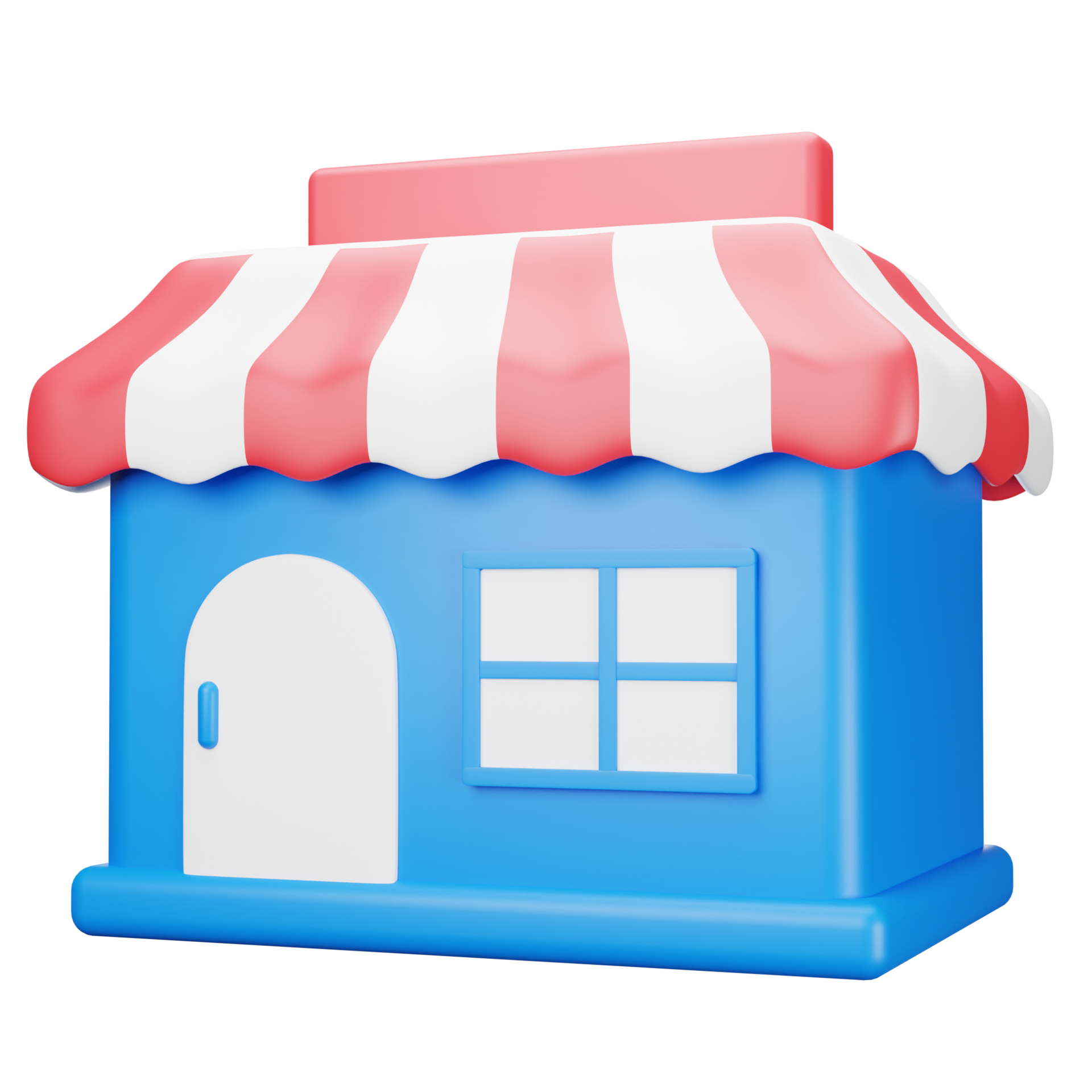 3d Illustration Store Building 40502008 Png