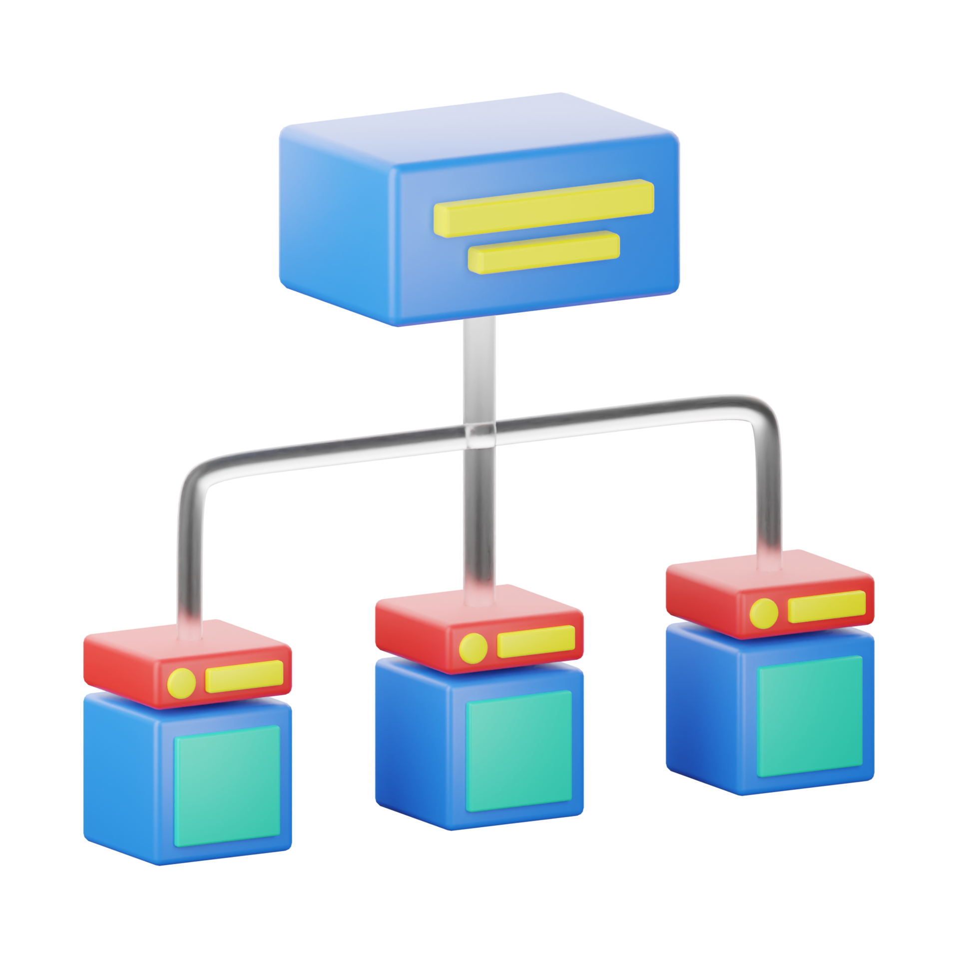 3d Illustration Network Diagram Chart 40502186 Png