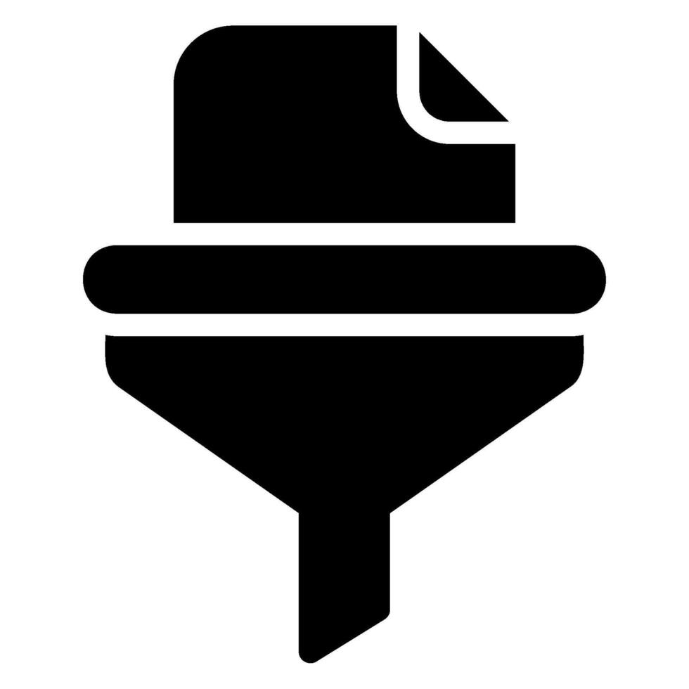 filtering glyph icon 40505976 Vector Art at Vecteezy