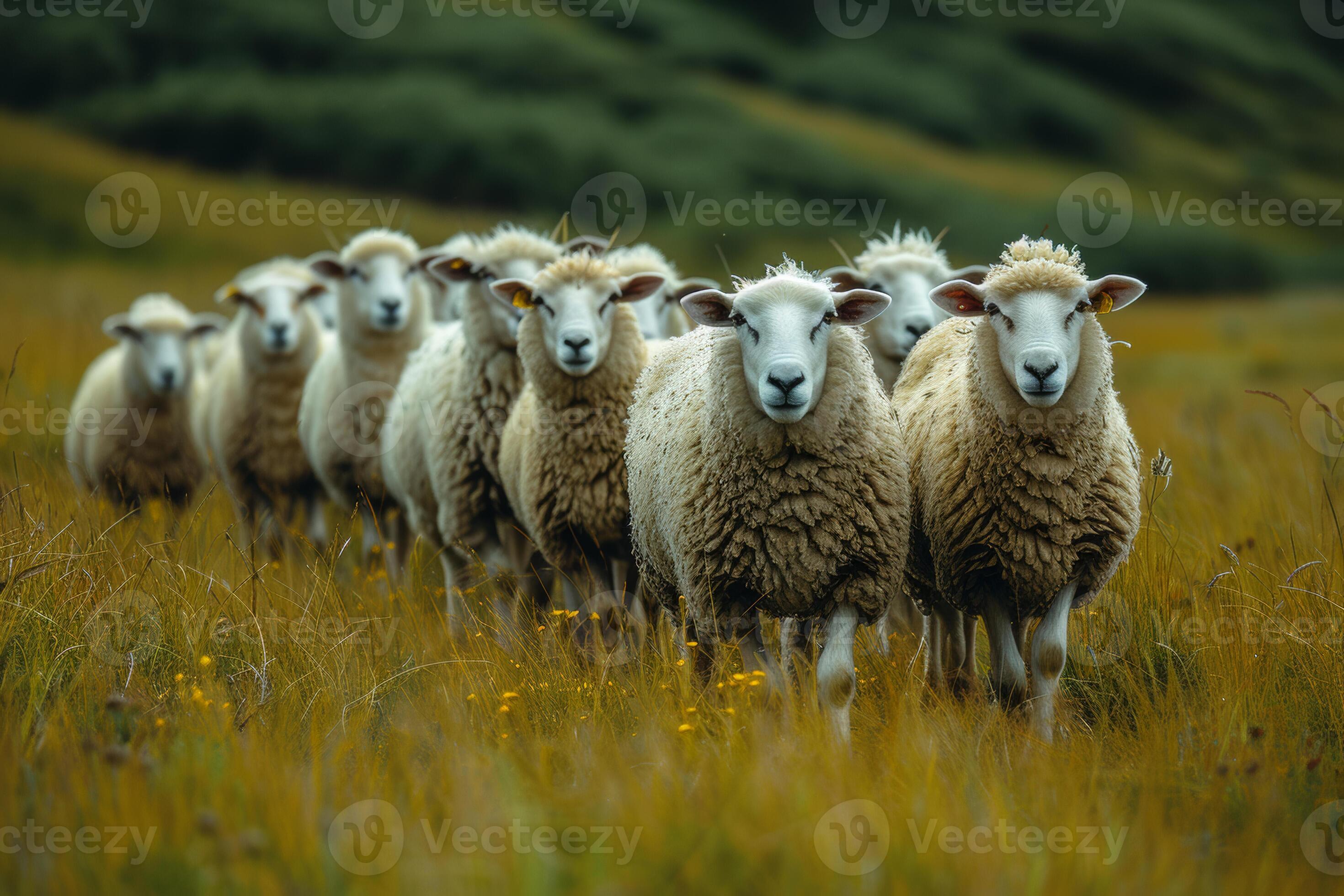 AI generated Sheep running in the field farm animals 40516240 Stock ... AI generated Sheep running in the field farm animals 40516240 Stock ...