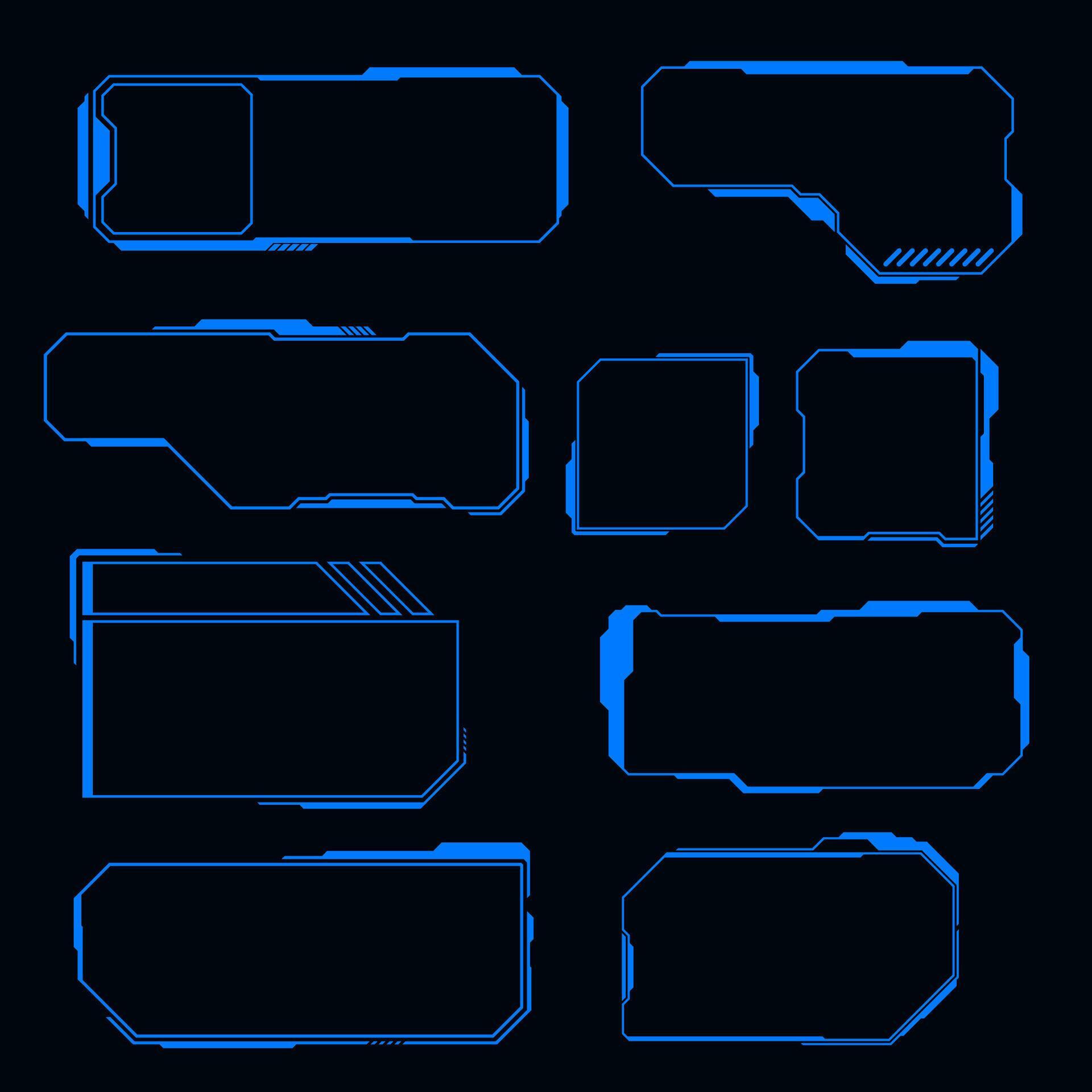 Vector technology futuristic frame HUD technology design element. 40521503 Vector Art at Vecteezy