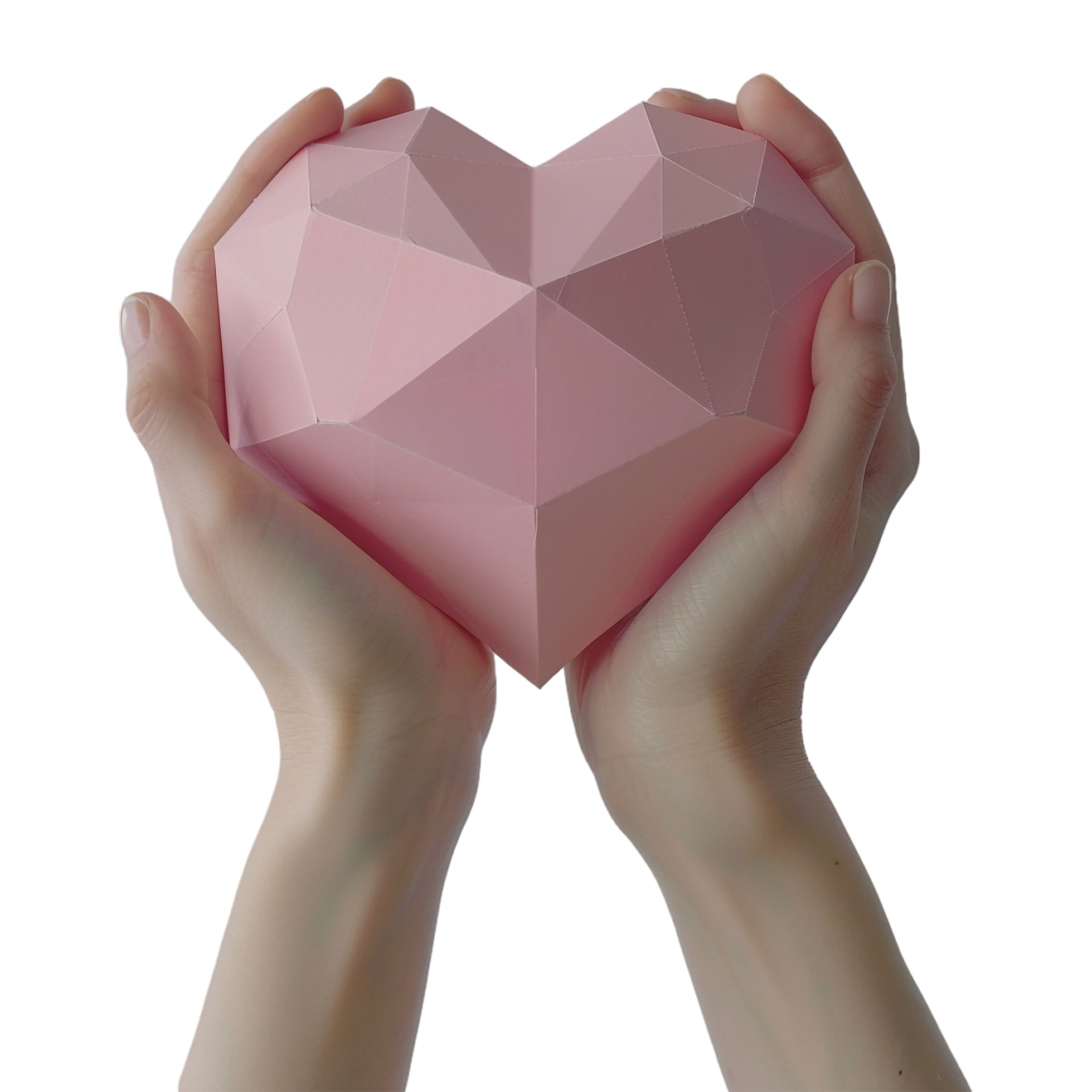 AI Generated 3D Rendering Of A Love Heart In Hand On Transparent ai-generated-3d-rendering-of-a-love-heart-in-hand-on-transparent