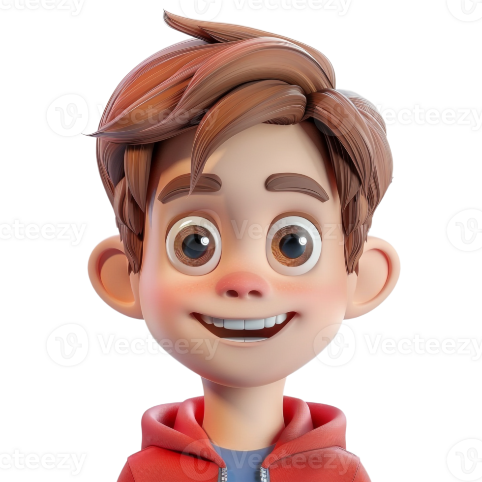 AI generated 3D Rendering of a Toddler Boy Standing and Smiling on ...