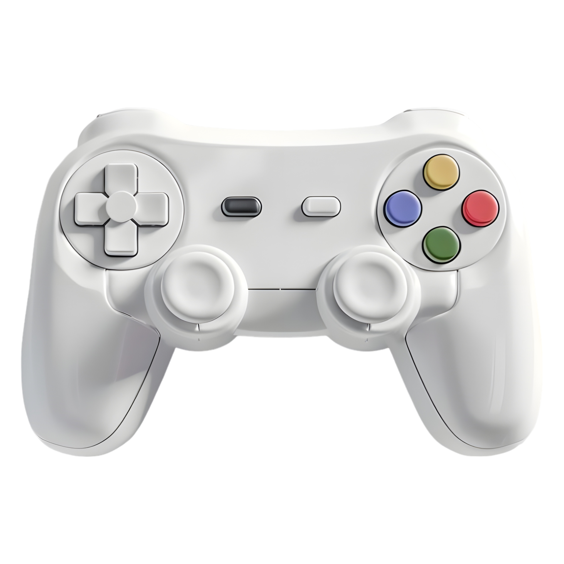 AI generated 3D Rendering of a Game Controller on Transparent ...