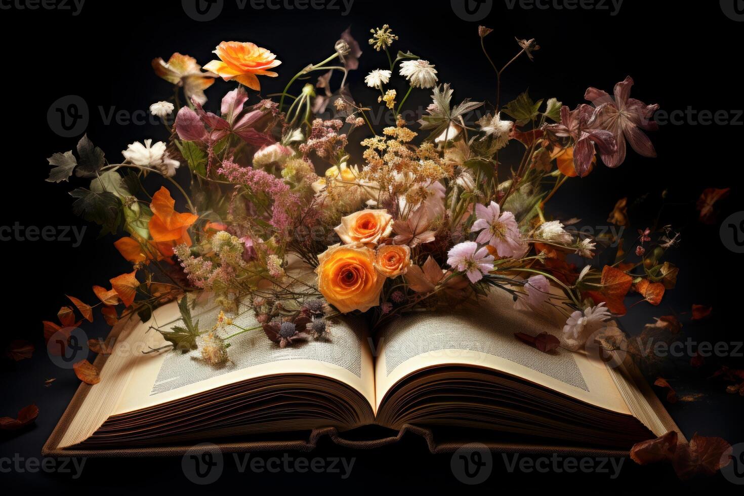 Open Book Flowers Stock Photos, Images and Backgrounds for Free Download