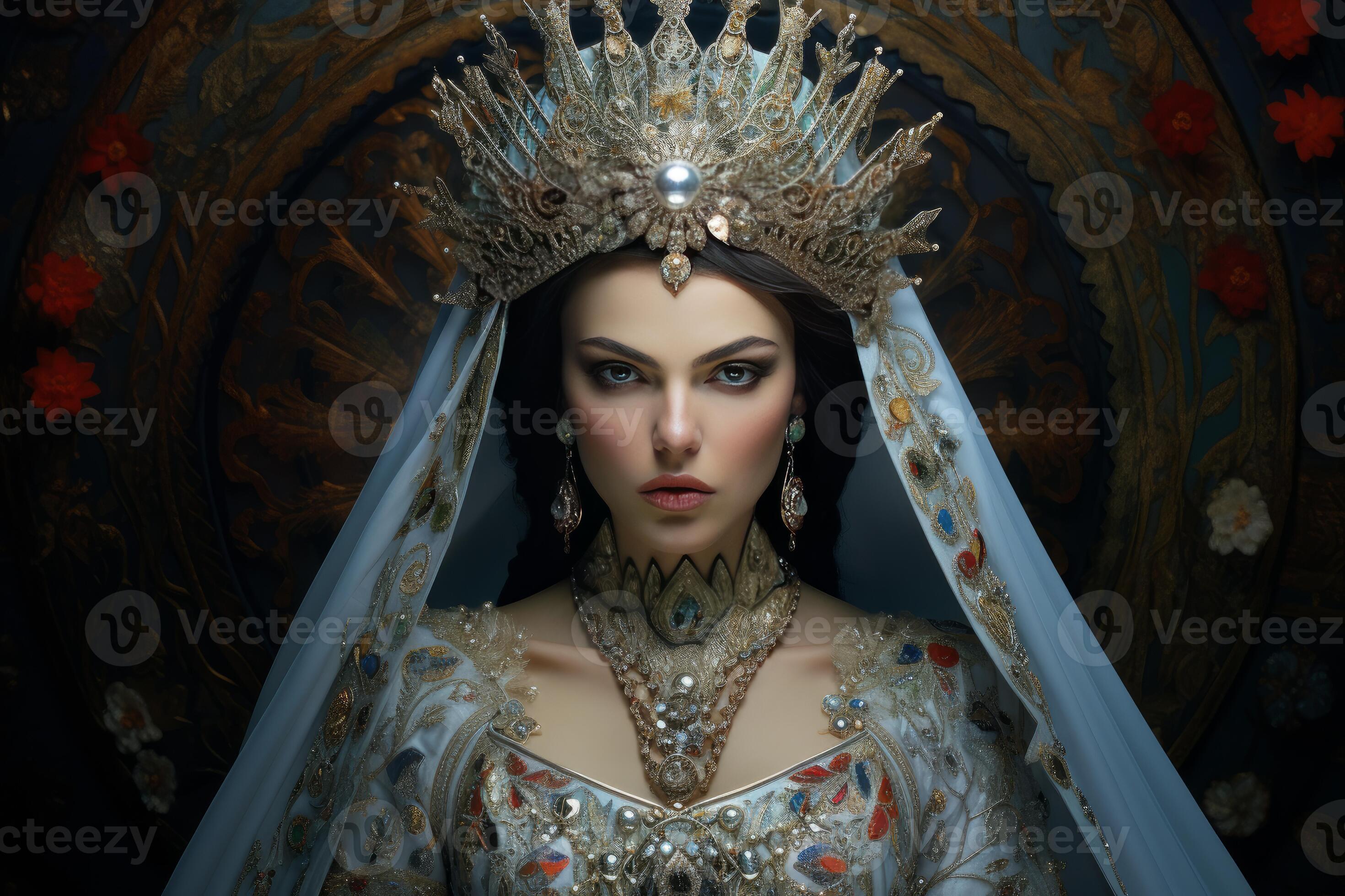AI generated Opulent Persian queen portrait. Generate Ai 40535505 Stock ... AI generated Opulent Persian queen portrait. Generate Ai 40535505 Stock ...