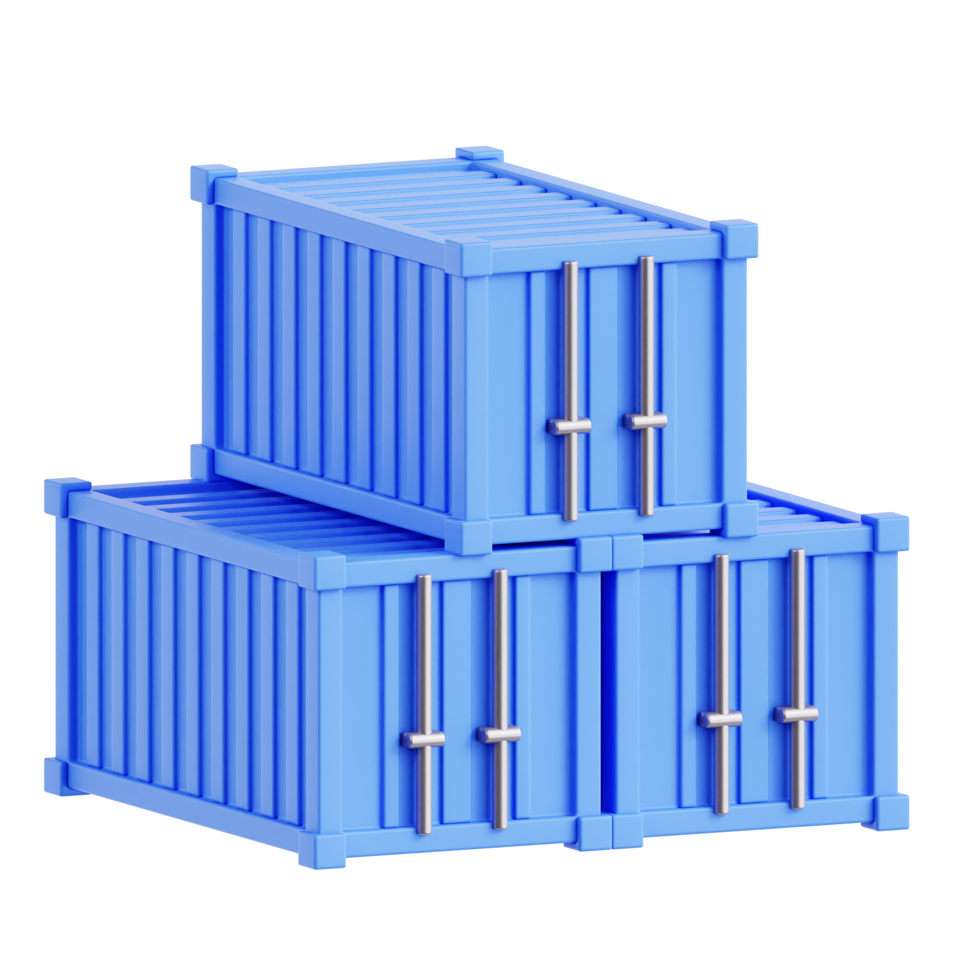 Container Stack 3D Icon Illustration 40549652 PNG