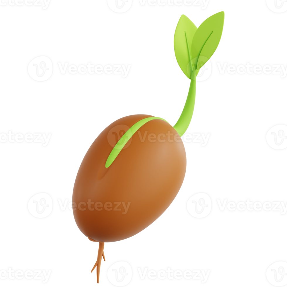 Seed 3d Icon Illustration 40549715 Png