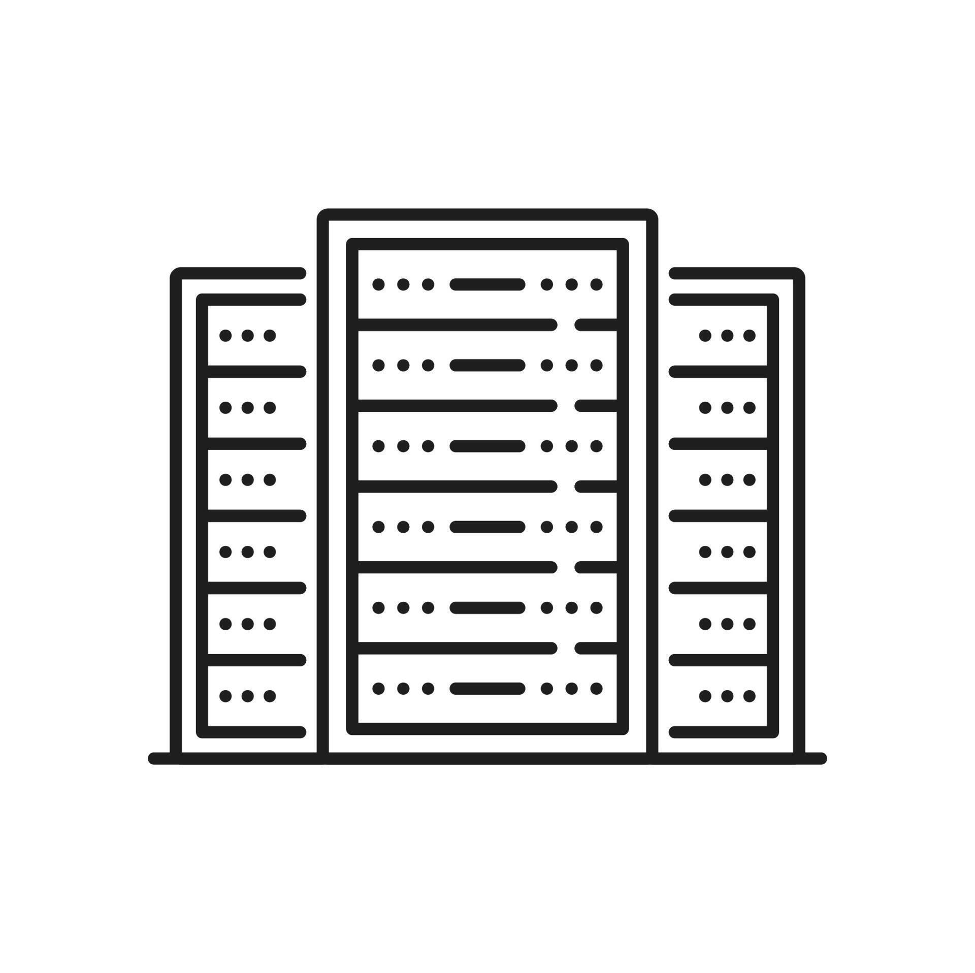 Database Network Server And Cloud Storage Icon 40550974 Vector Art At