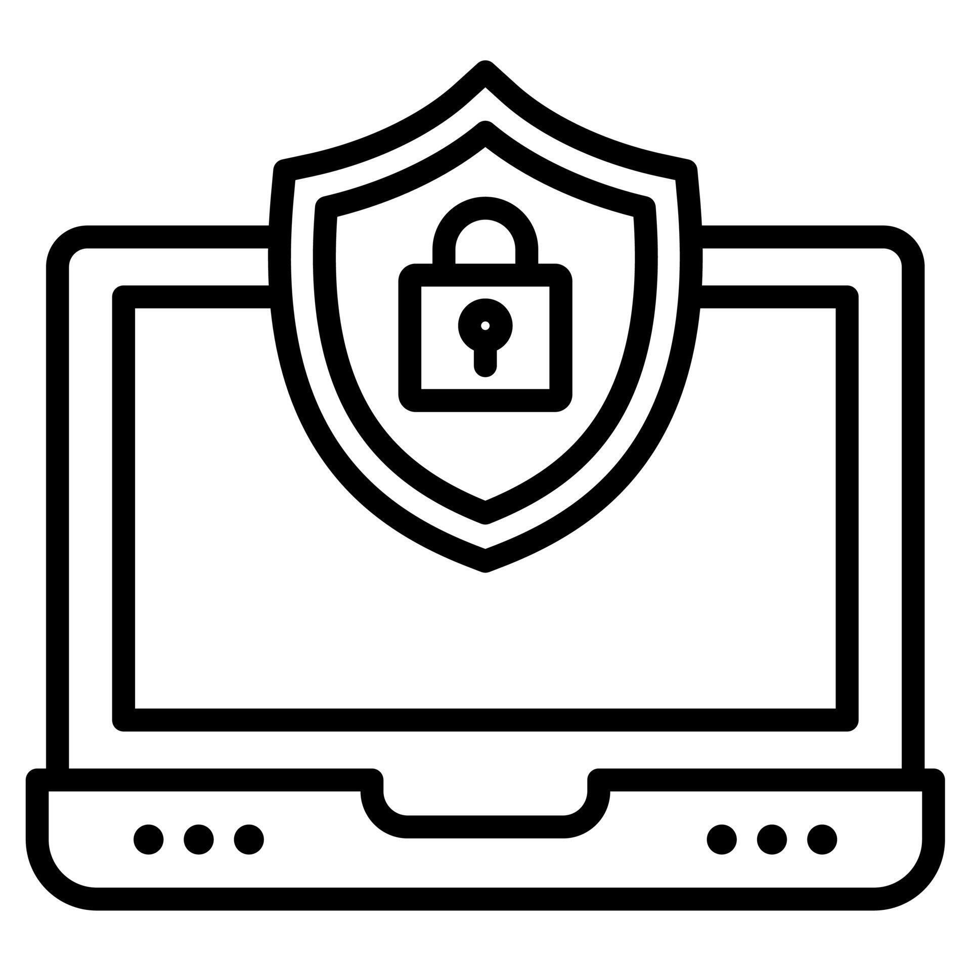 IT Security icon line vector illustration 40552793 Vector Art at Vecteezy