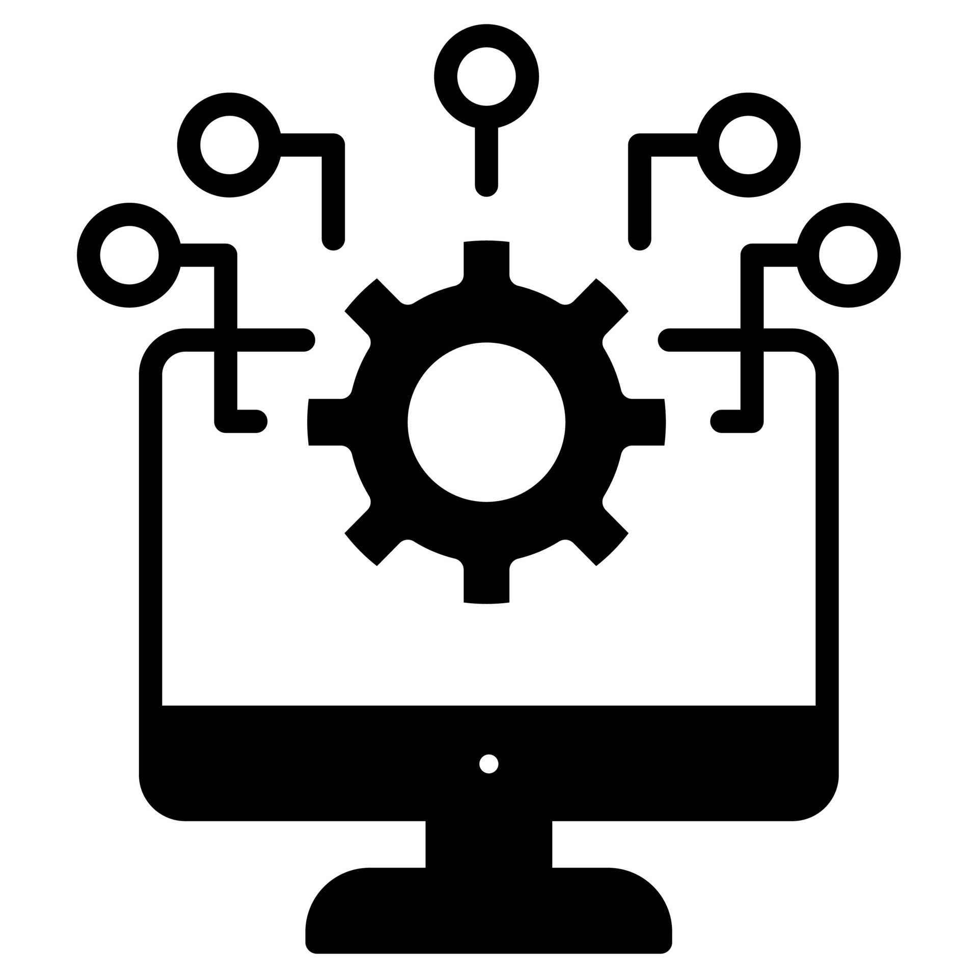 Systems Integration Icon Line Vector Illustration 40552867 Vector Art At Vecteezy