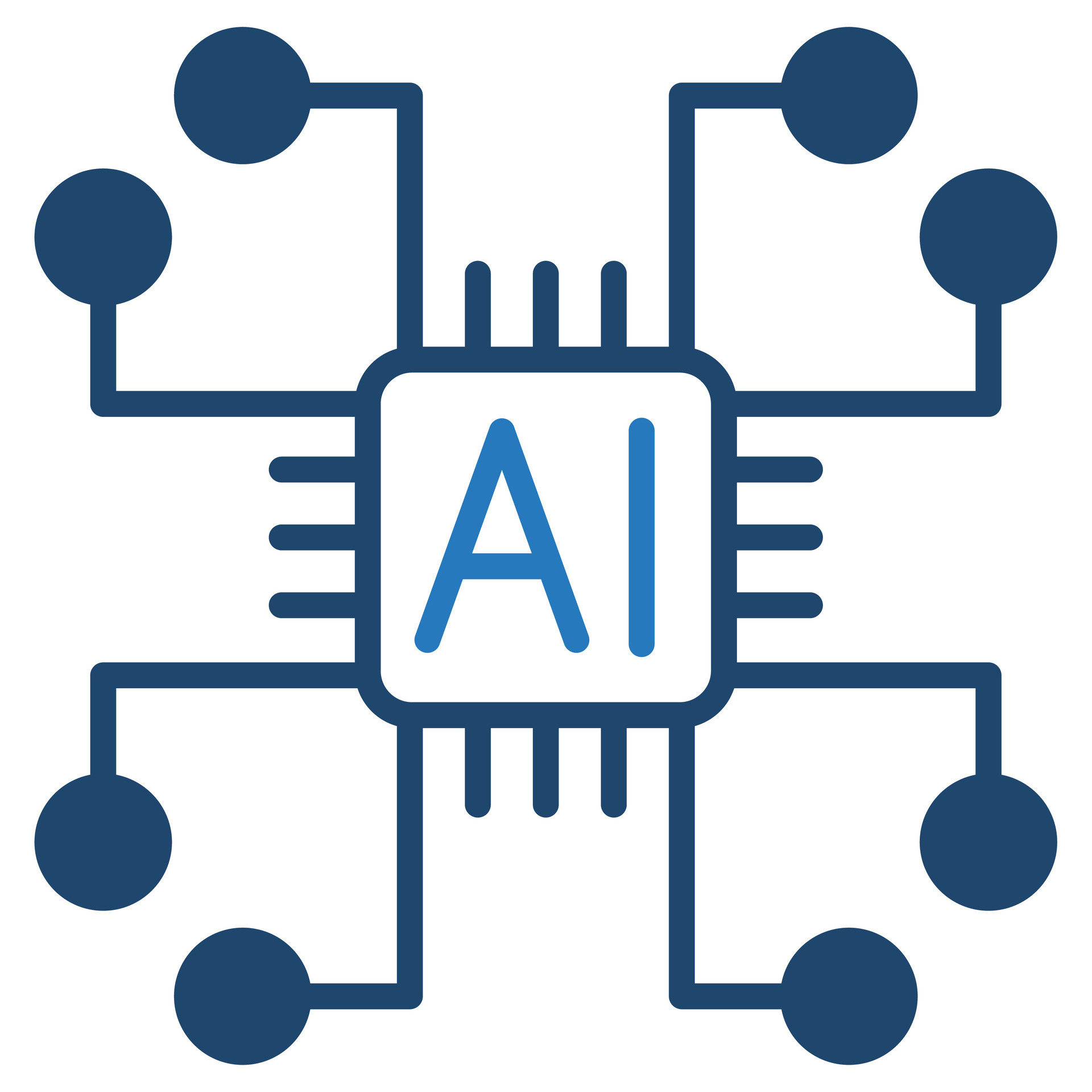 Artificial Intelligence icon line vector illustration 40552893 Vector ...