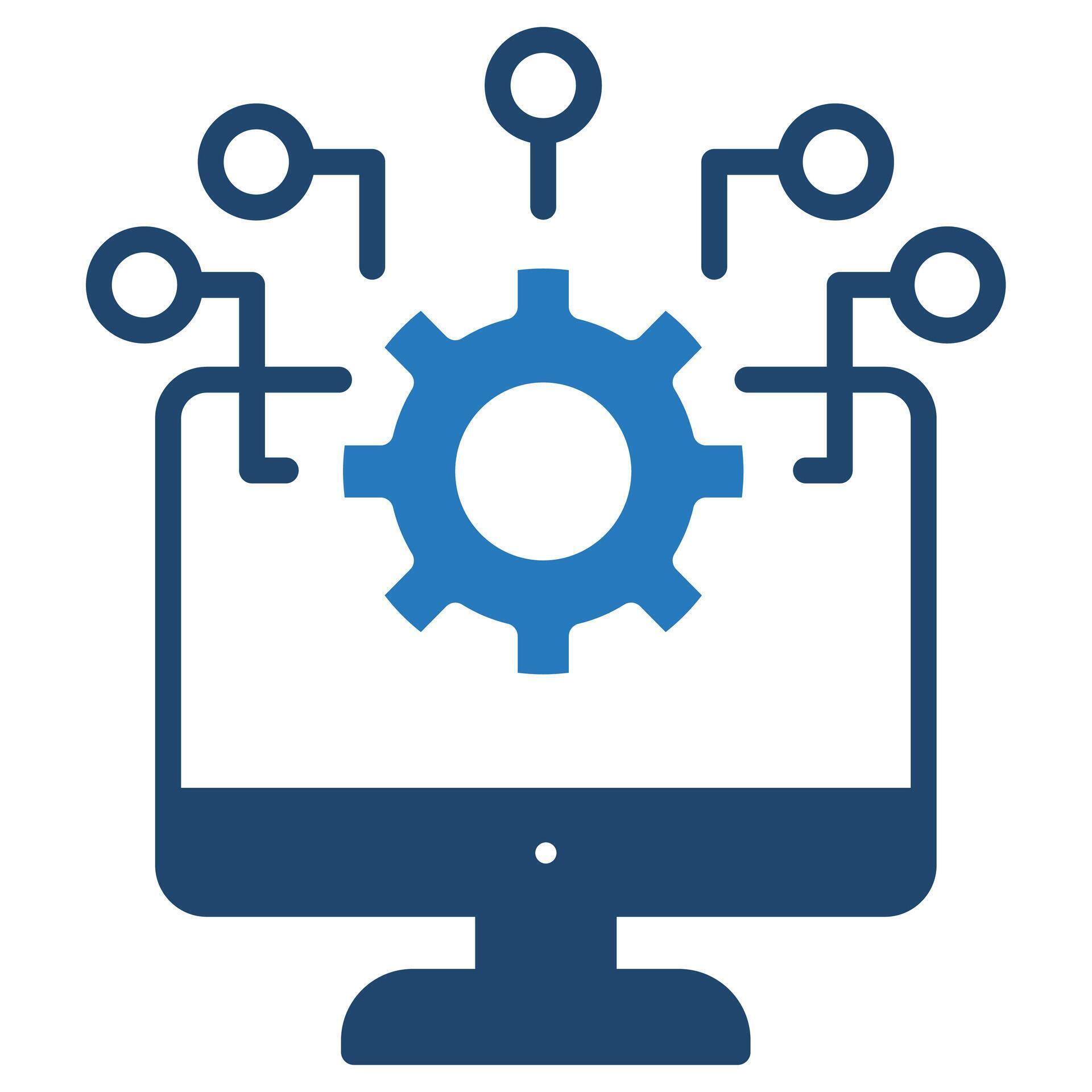 Systems Integration icon line vector illustration 40552901 Vector Art ...