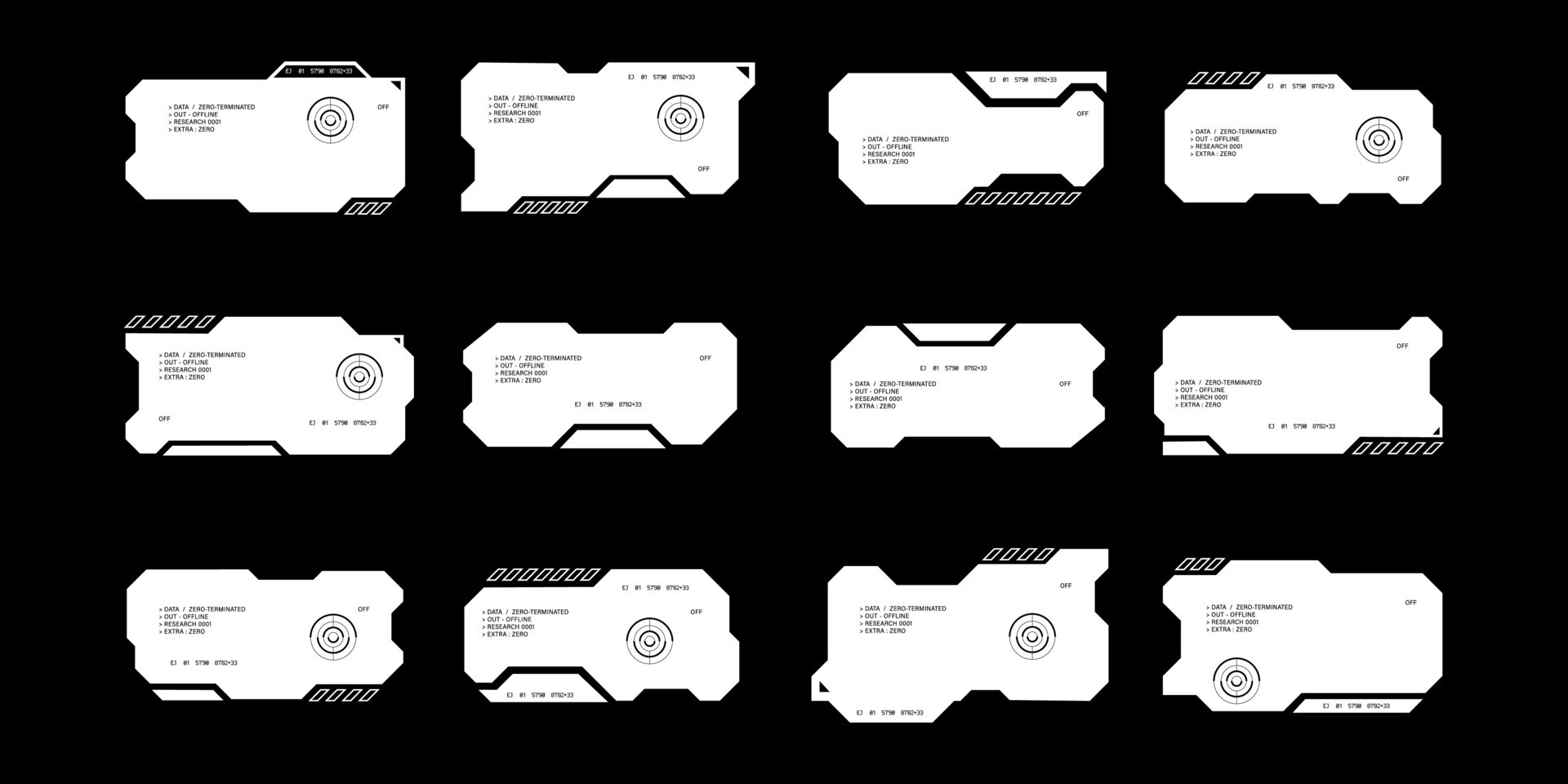 Futuristic interface ui elements. Holographic hud user interface ... Futuristic interface ui elements. Holographic hud user interface ...