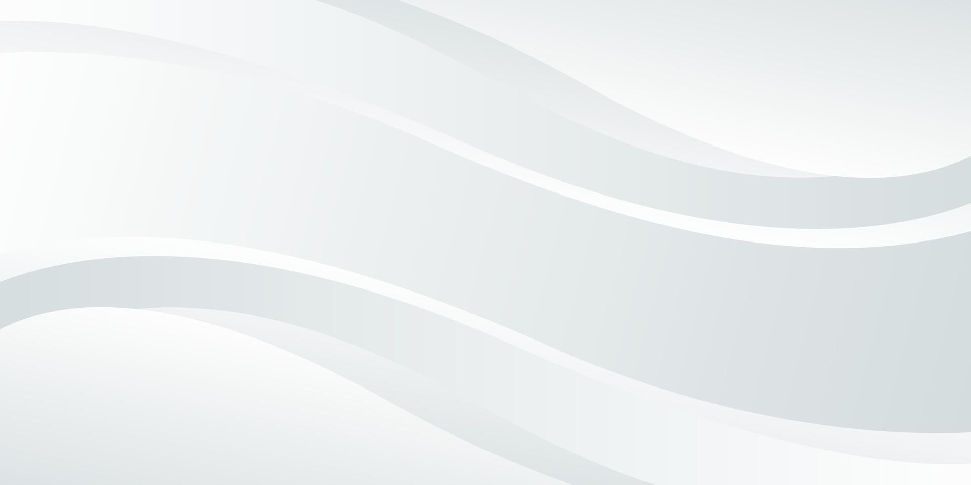 Abstract gray and white curve background, white modern wallpaper with wave shapes. Suitable for ...