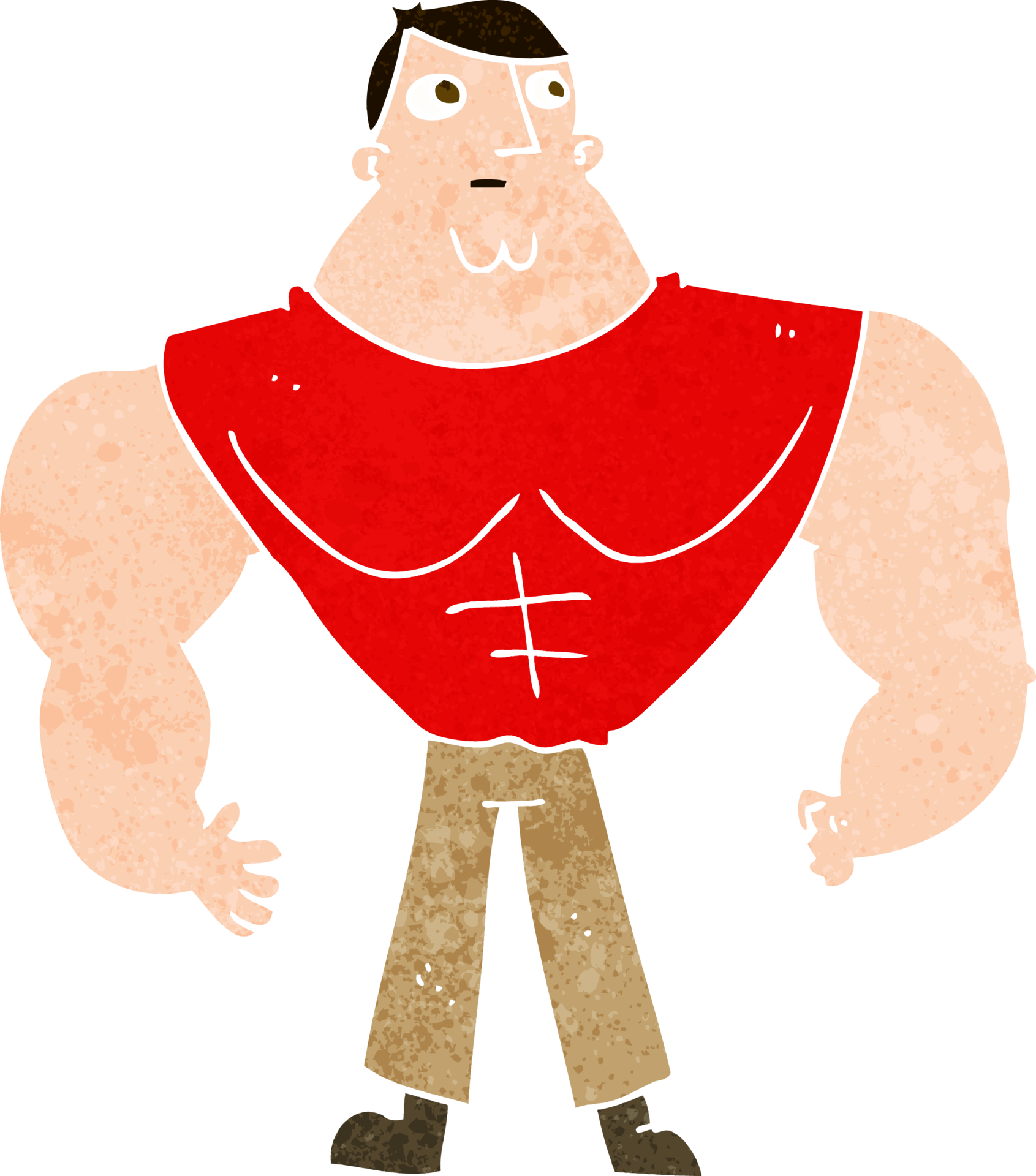 Cartoon Body Builder 40565440 Png