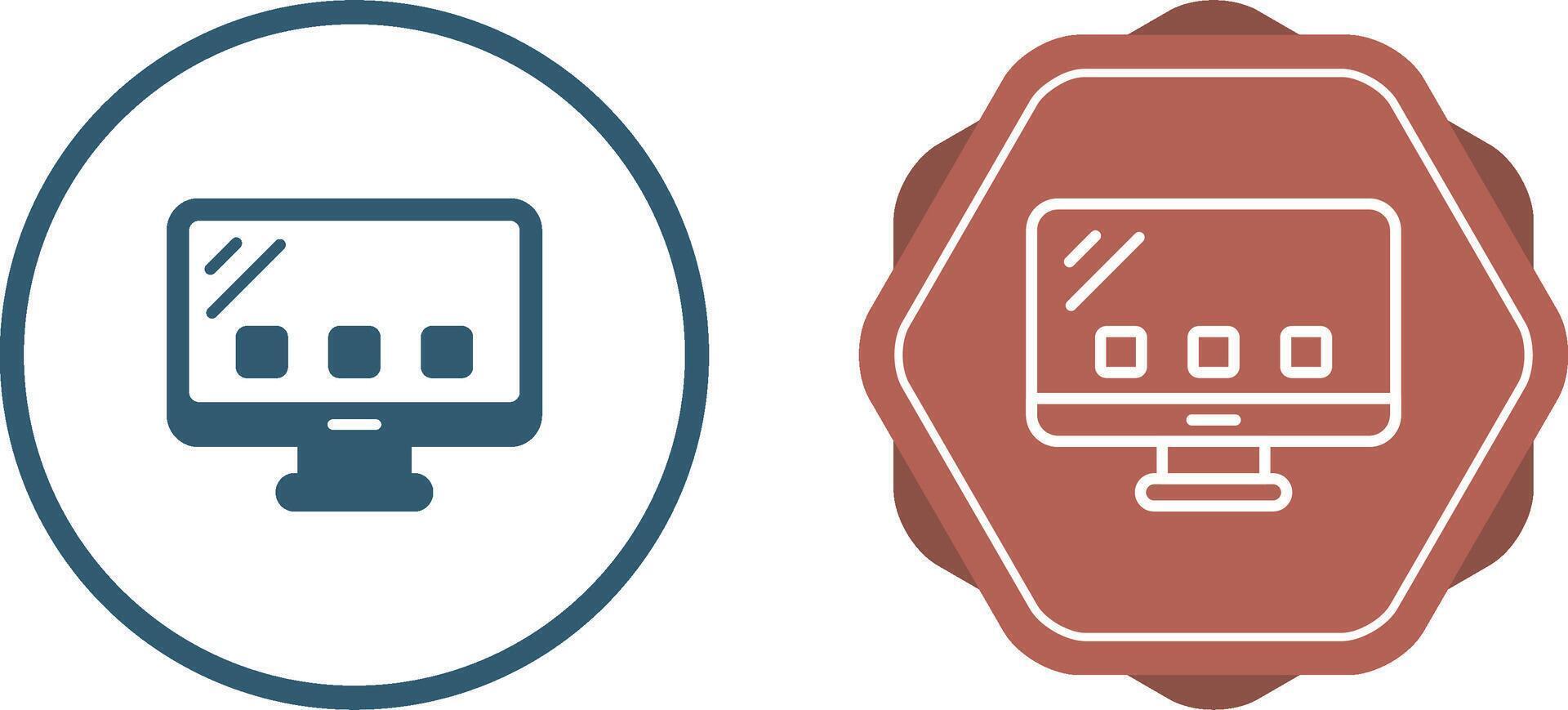 Desktop Computer Vector Icon 40586277 Vector Art at Vecteezy