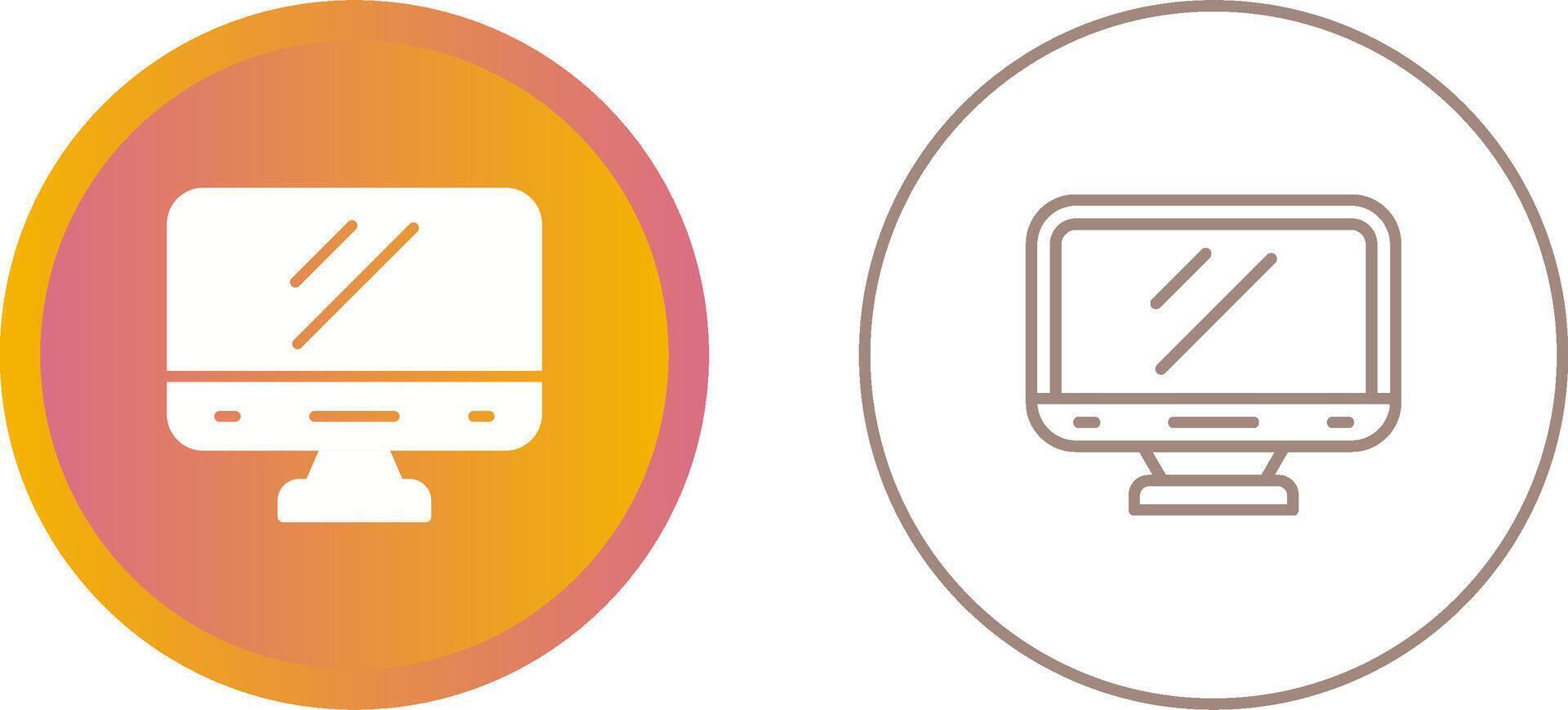 Desktop Computer Vector Icon 40589263 Vector Art at Vecteezy