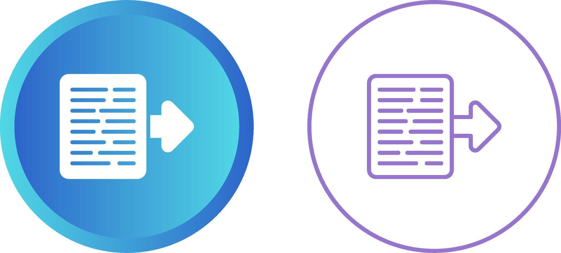 Document Export Vector Icon 40591002 Vector Art at Vecteezy