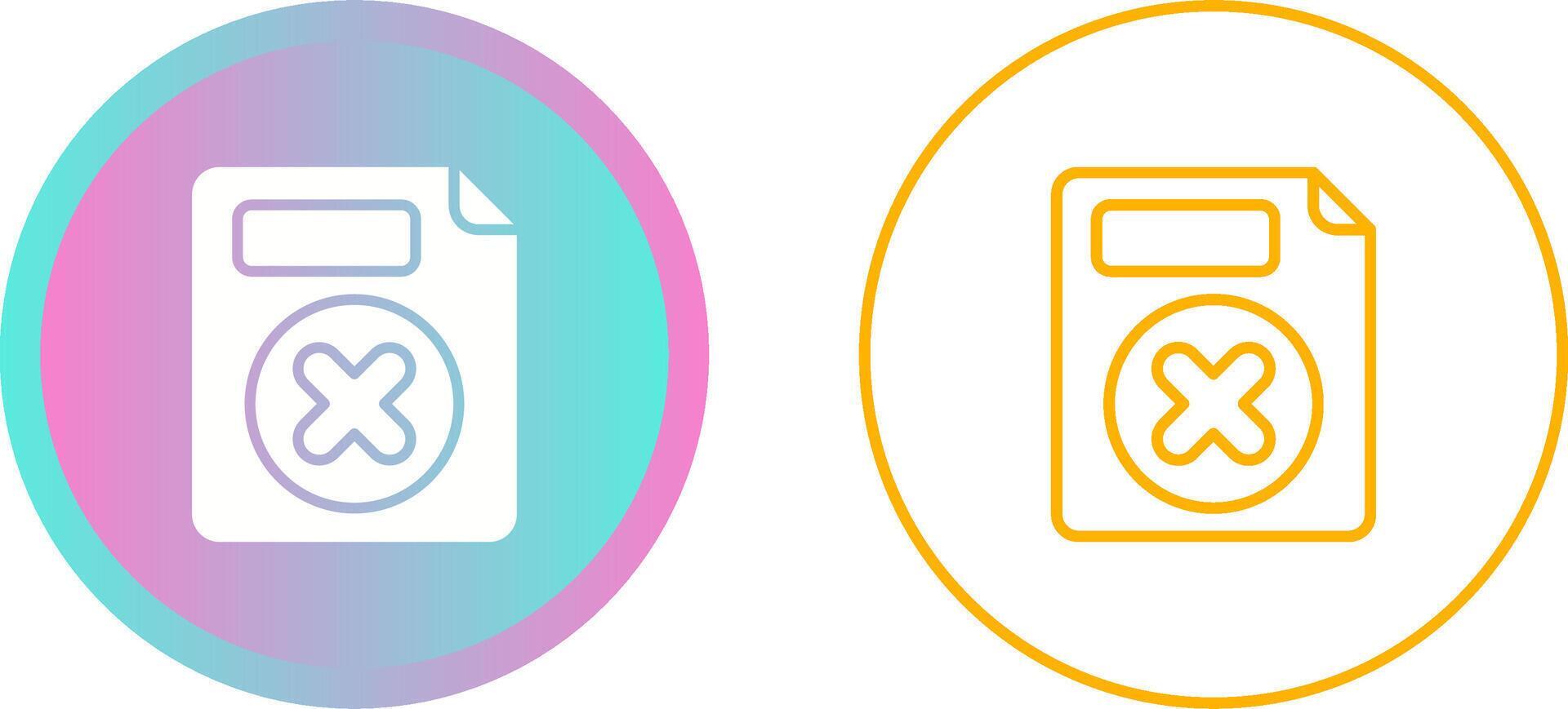 Delete Button Vector Icon 40592091 Vector Art at Vecteezy