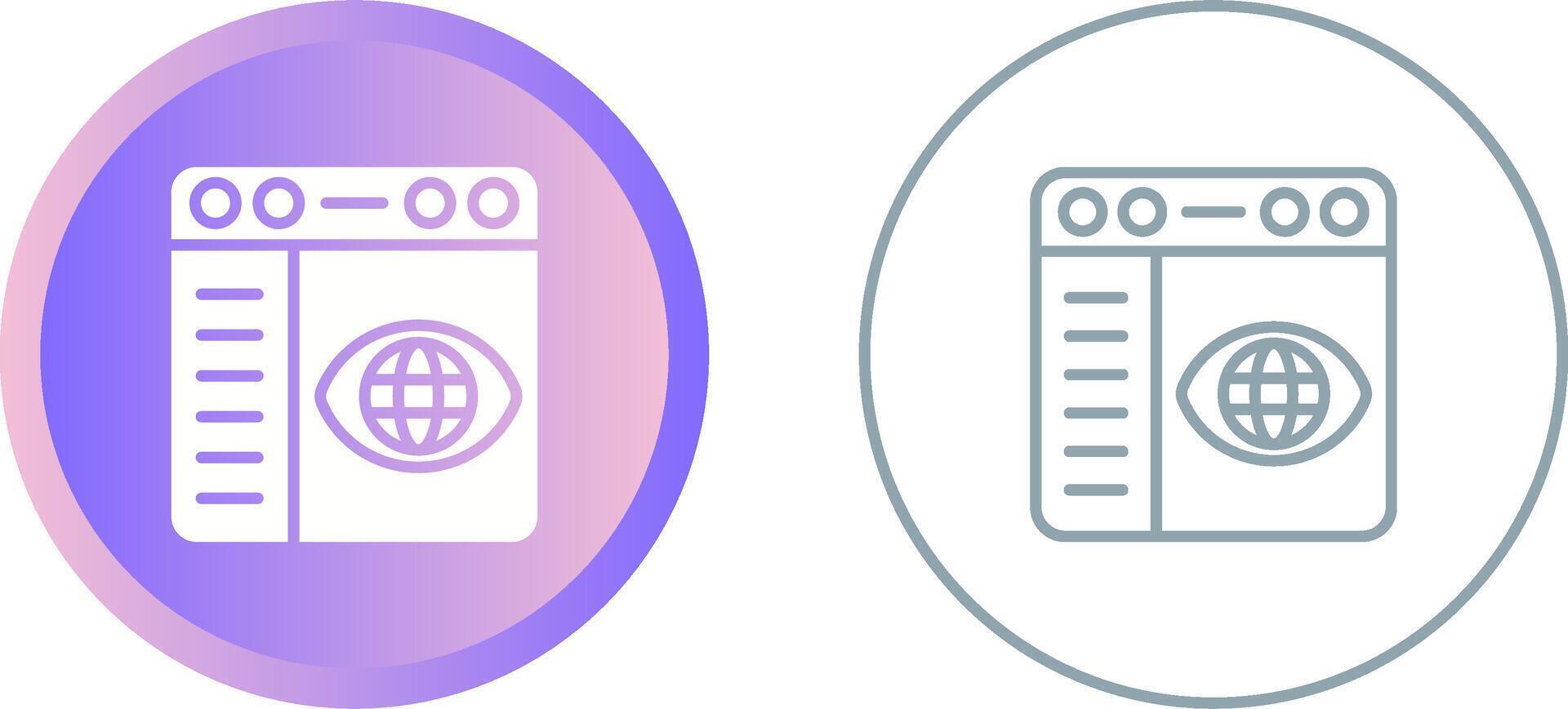 Browser Settings Vector Icon 40592814 Vector Art At Vecteezy