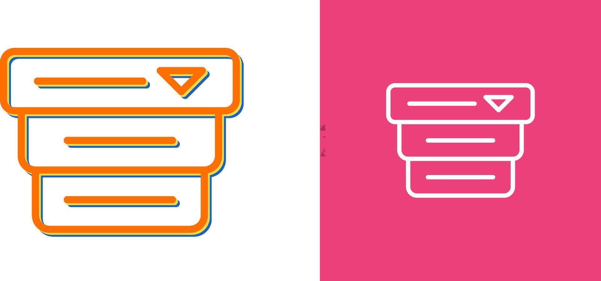 Drop Down Menu Vector Icon 40595841 Vector Art At Vecteezy