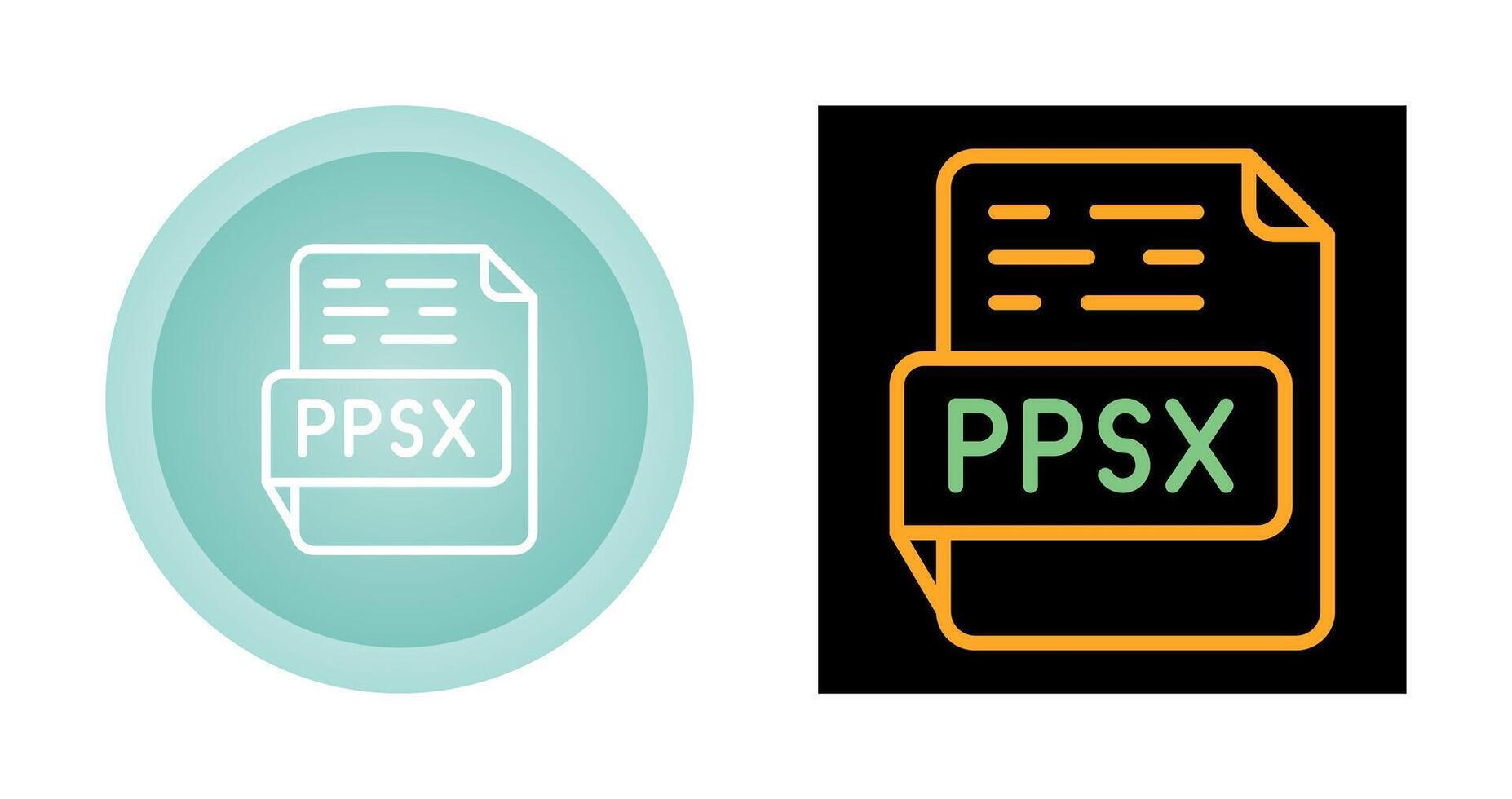 PPSX Vector Icon 40599463 Vector Art at Vecteezy