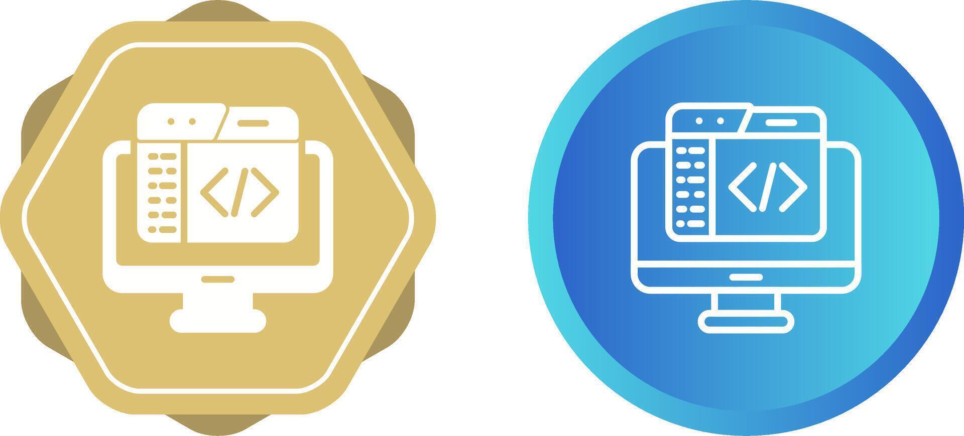 Code Editor Vector Icon 40602504 Vector Art at Vecteezy