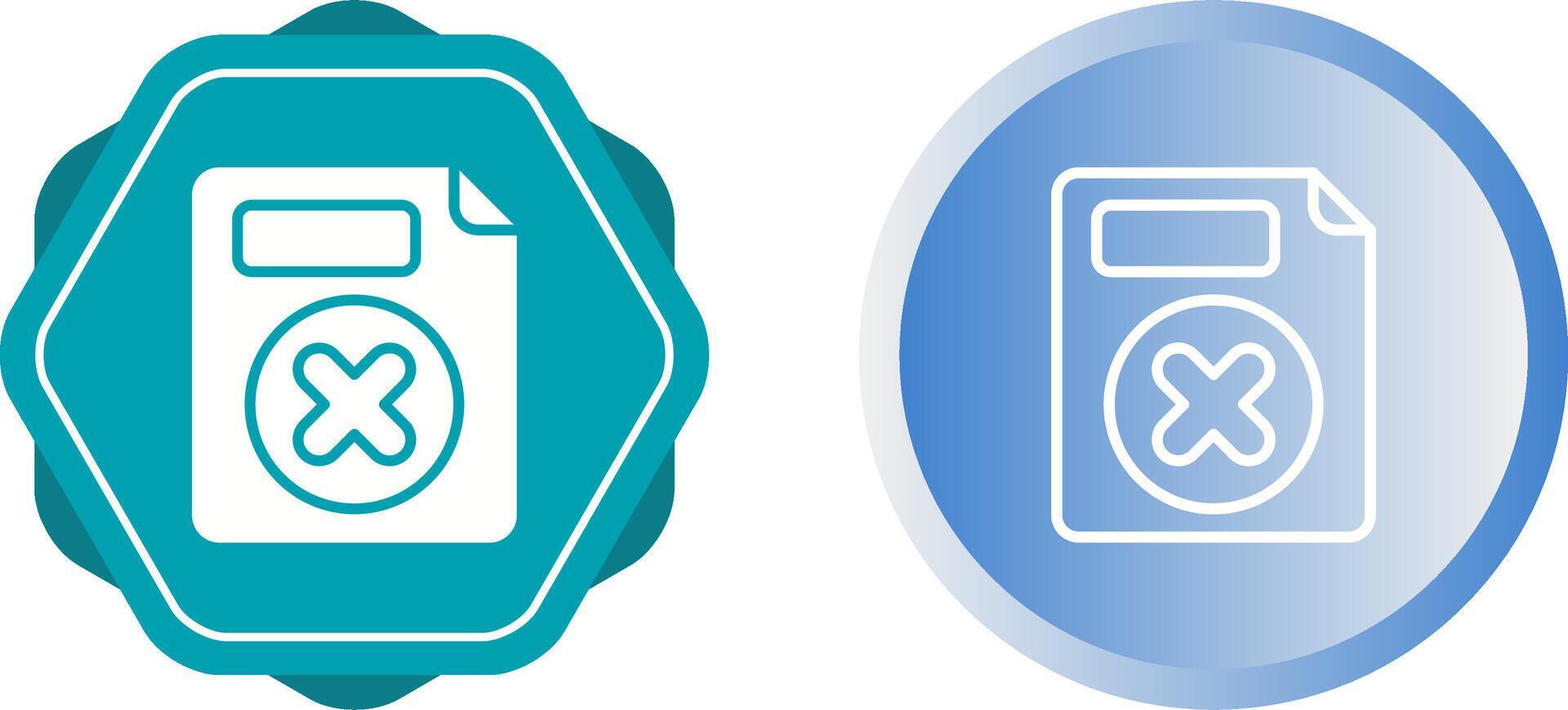 Delete Button Vector Icon 40604325 Vector Art at Vecteezy