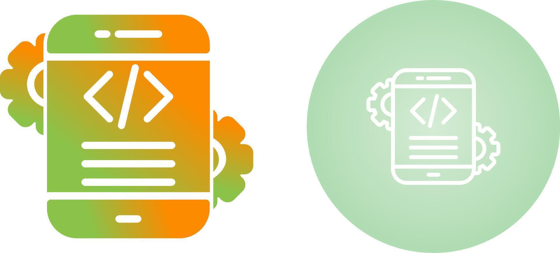 Mobile App Development Vector Icon 40606214 Vector Art at Vecteezy