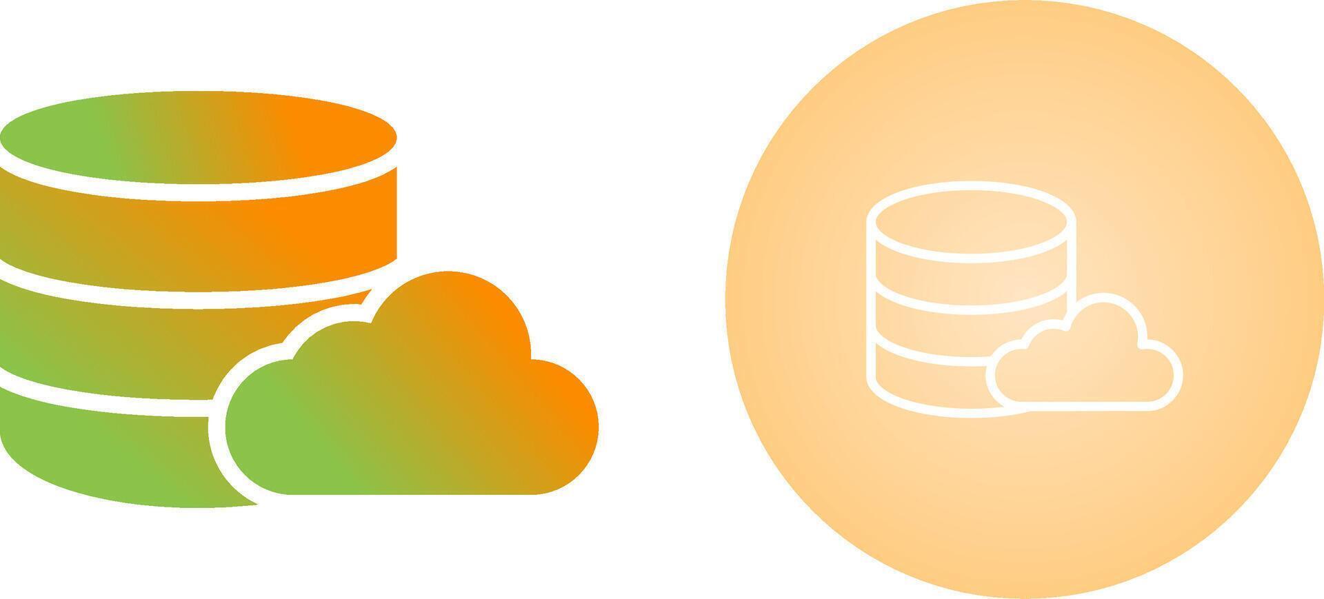 Cloud Database Vector Icon 40607120 Vector Art at Vecteezy