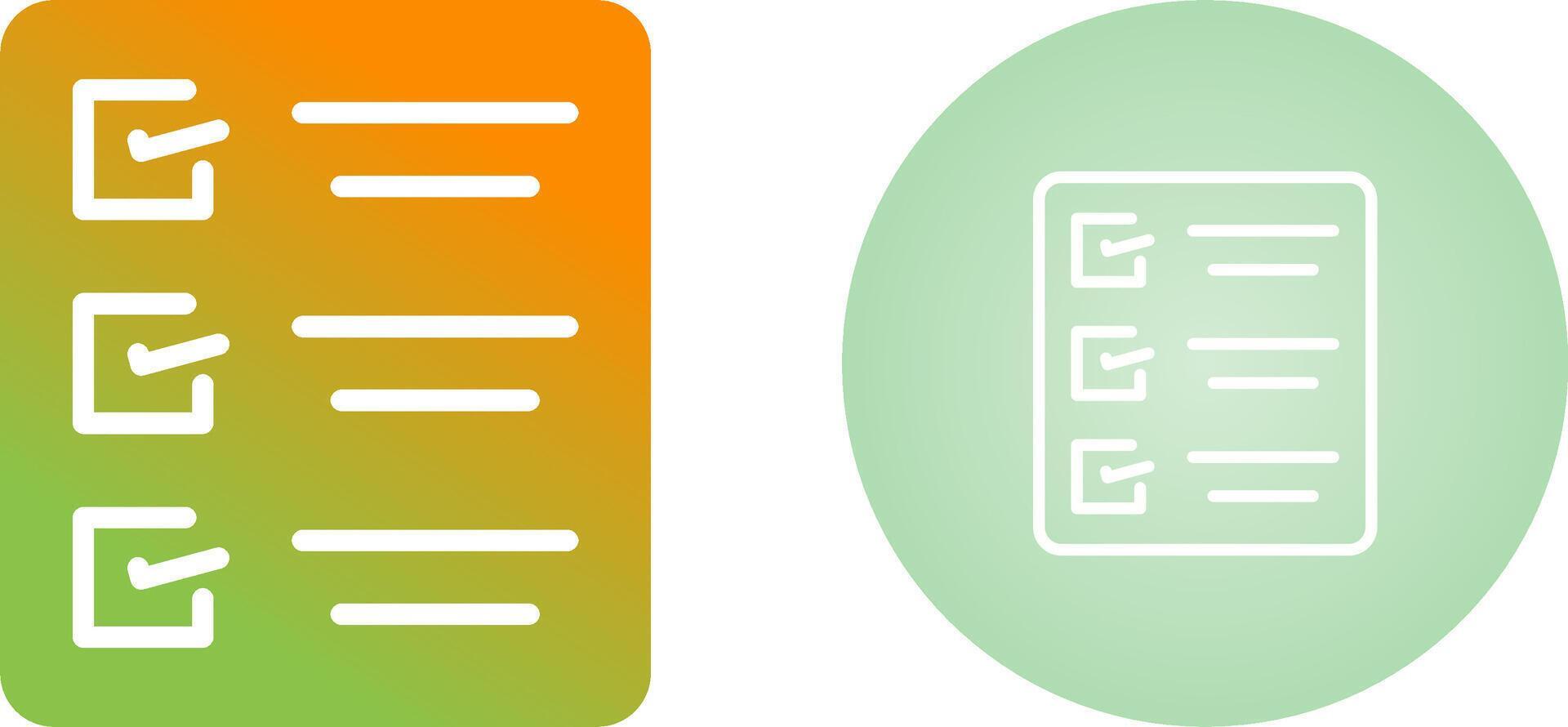 Task list Vector Icon 40607474 Vector Art at Vecteezy