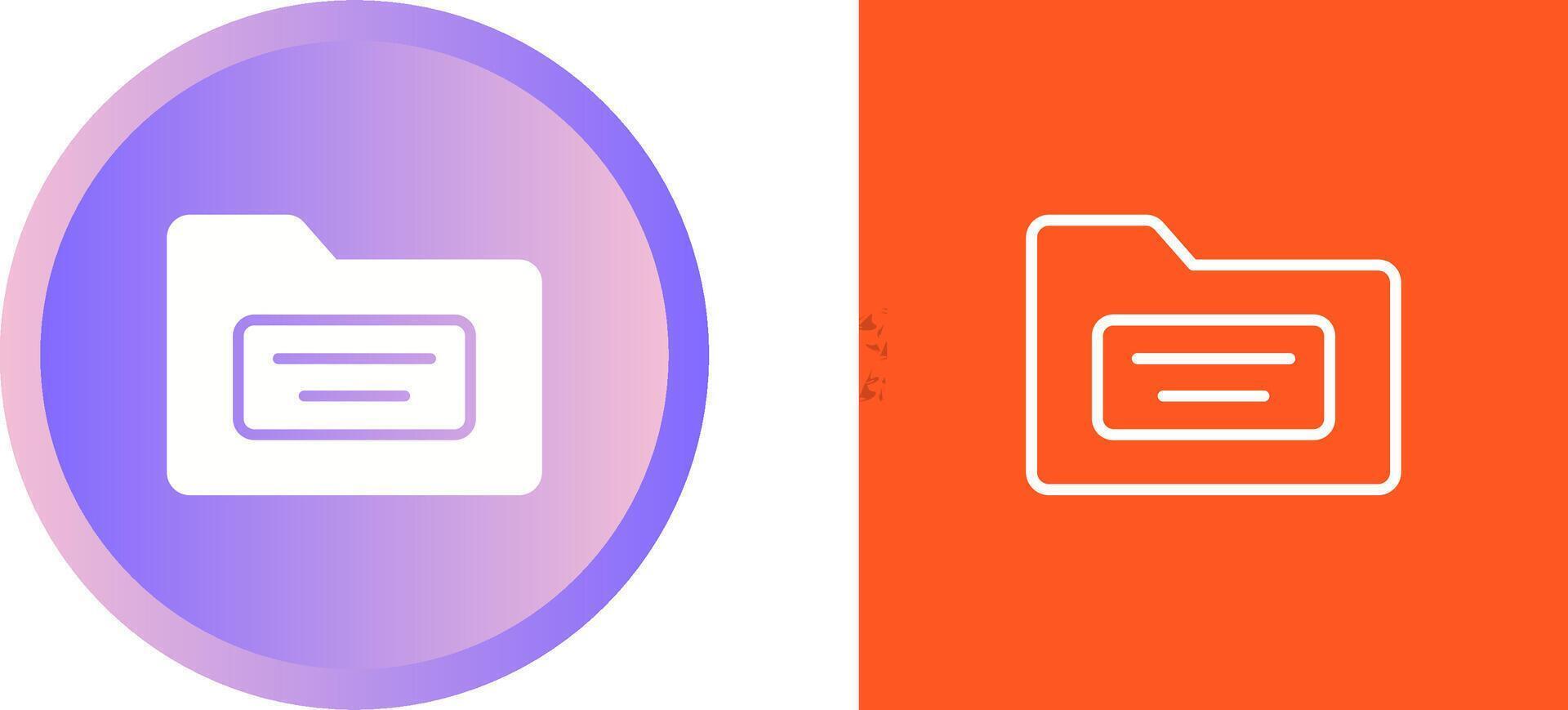 File Folder Vector Icon 40613611 Vector Art At Vecteezy