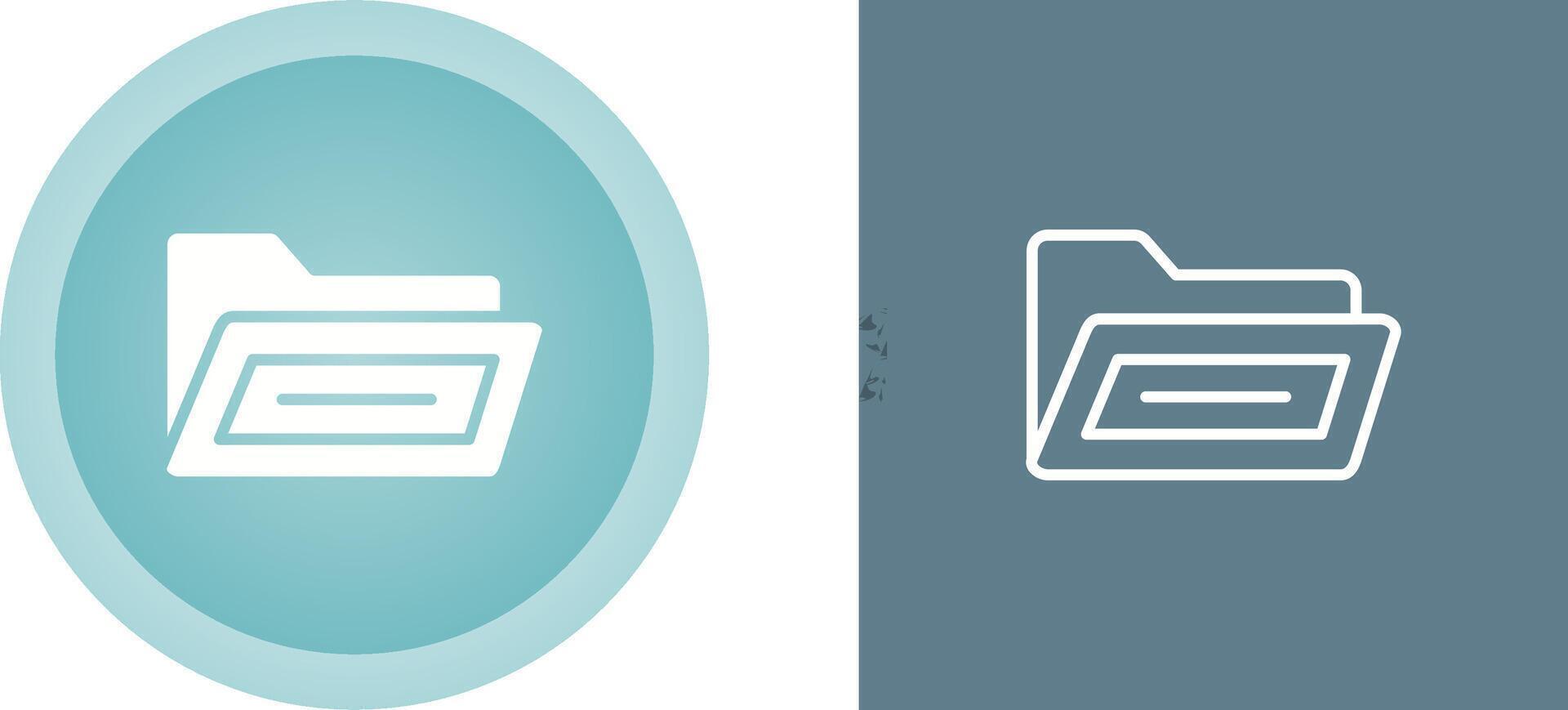 Open File Folder Vector Icon 40618562 Vector Art at Vecteezy