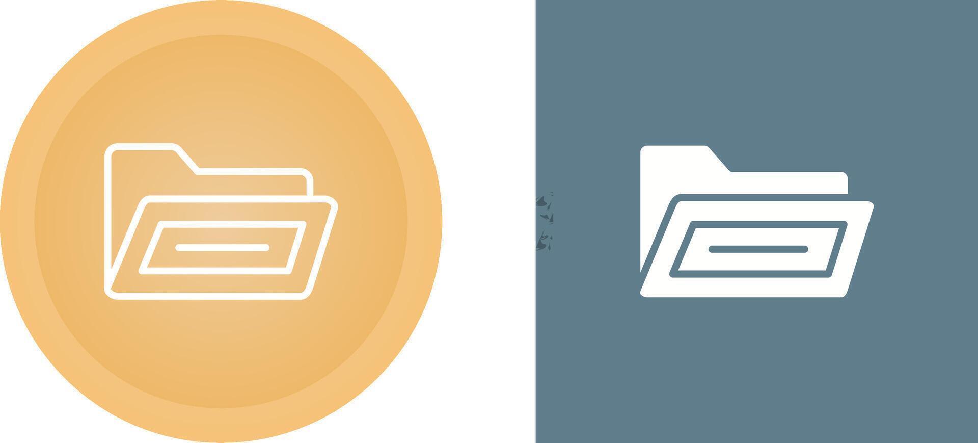 Open File Folder Vector Icon 40624009 Vector Art at Vecteezy