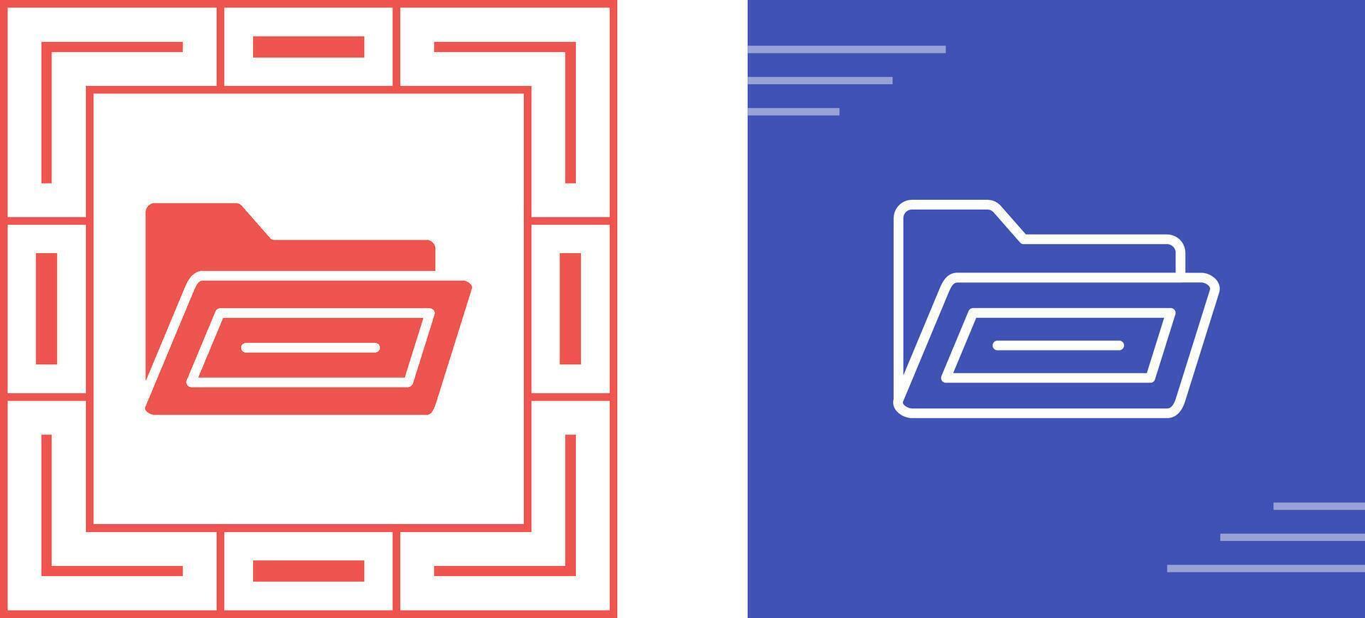 Open File Folder Vector Icon 40628703 Vector Art at Vecteezy