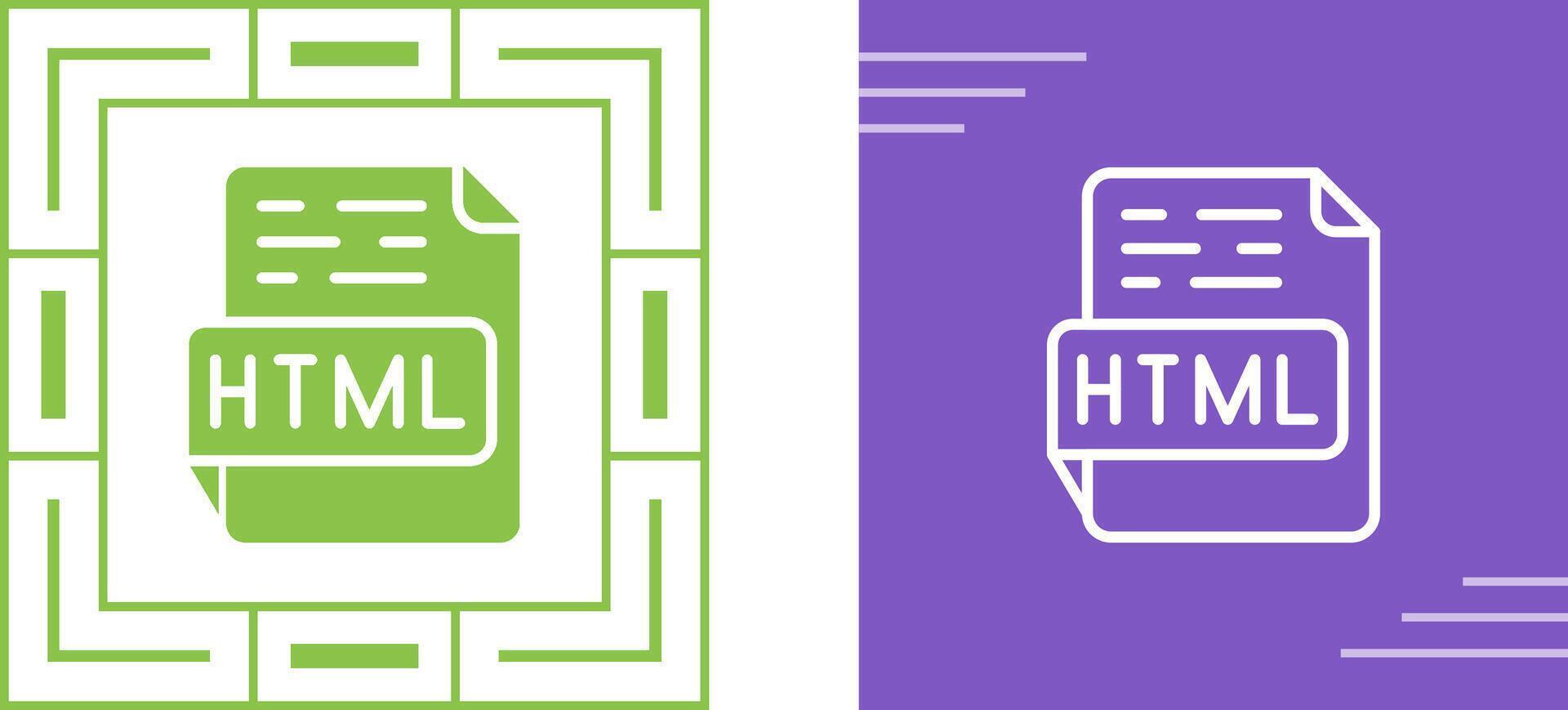 HTML Vector Icon 40628777 Vector Art at Vecteezy