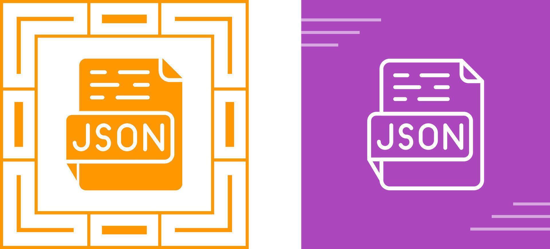 JSON Vector Icon 40628785 Vector Art at Vecteezy