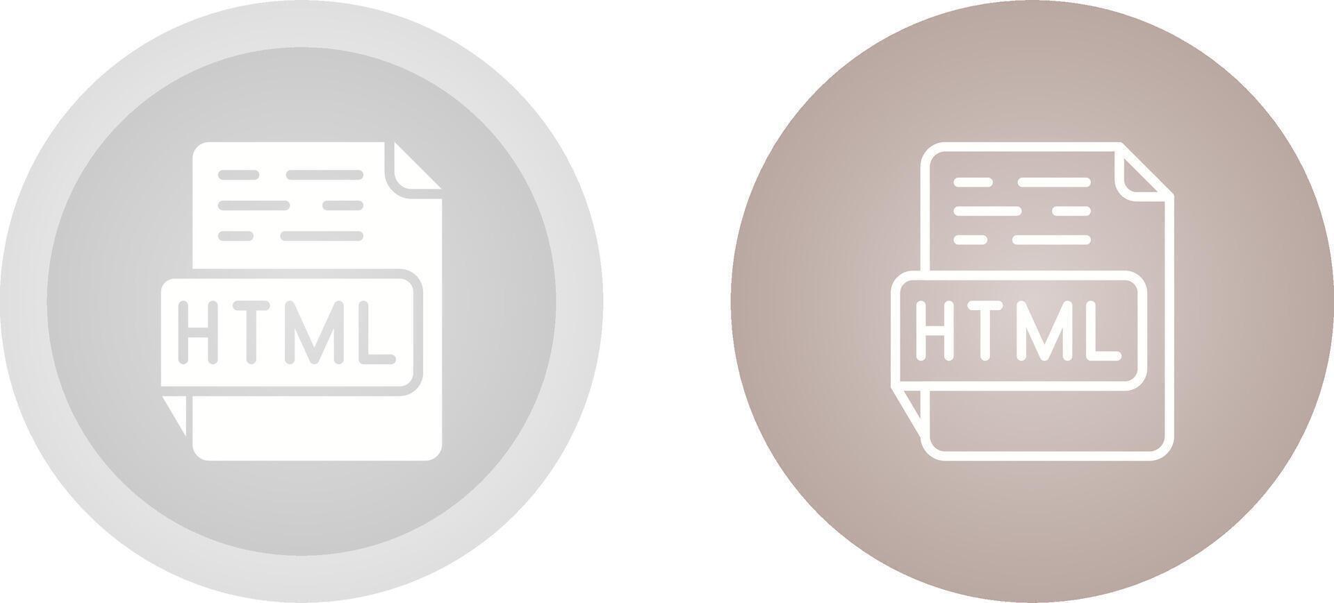 HTML Vector Icon 40638819 Vector Art at Vecteezy