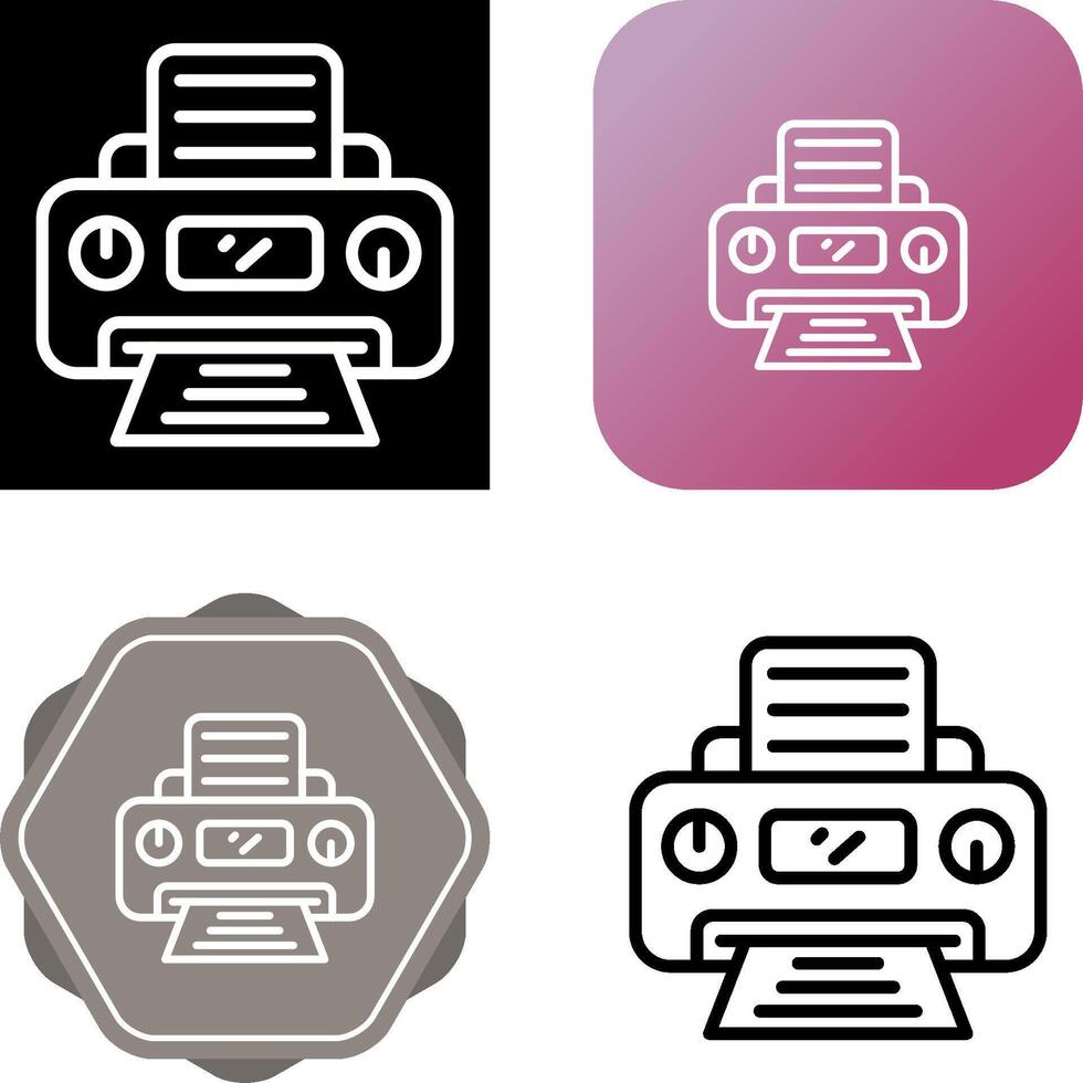 Printer Vector Icon 40653257 Vector Art at Vecteezy