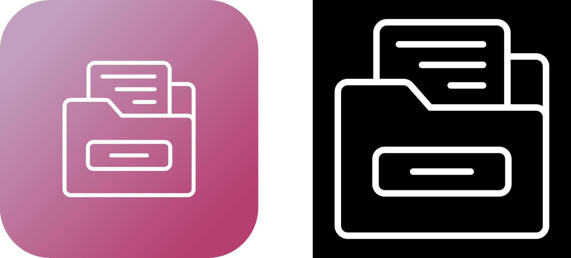 File Folder Vector Icon 40657933 Vector Art At Vecteezy
