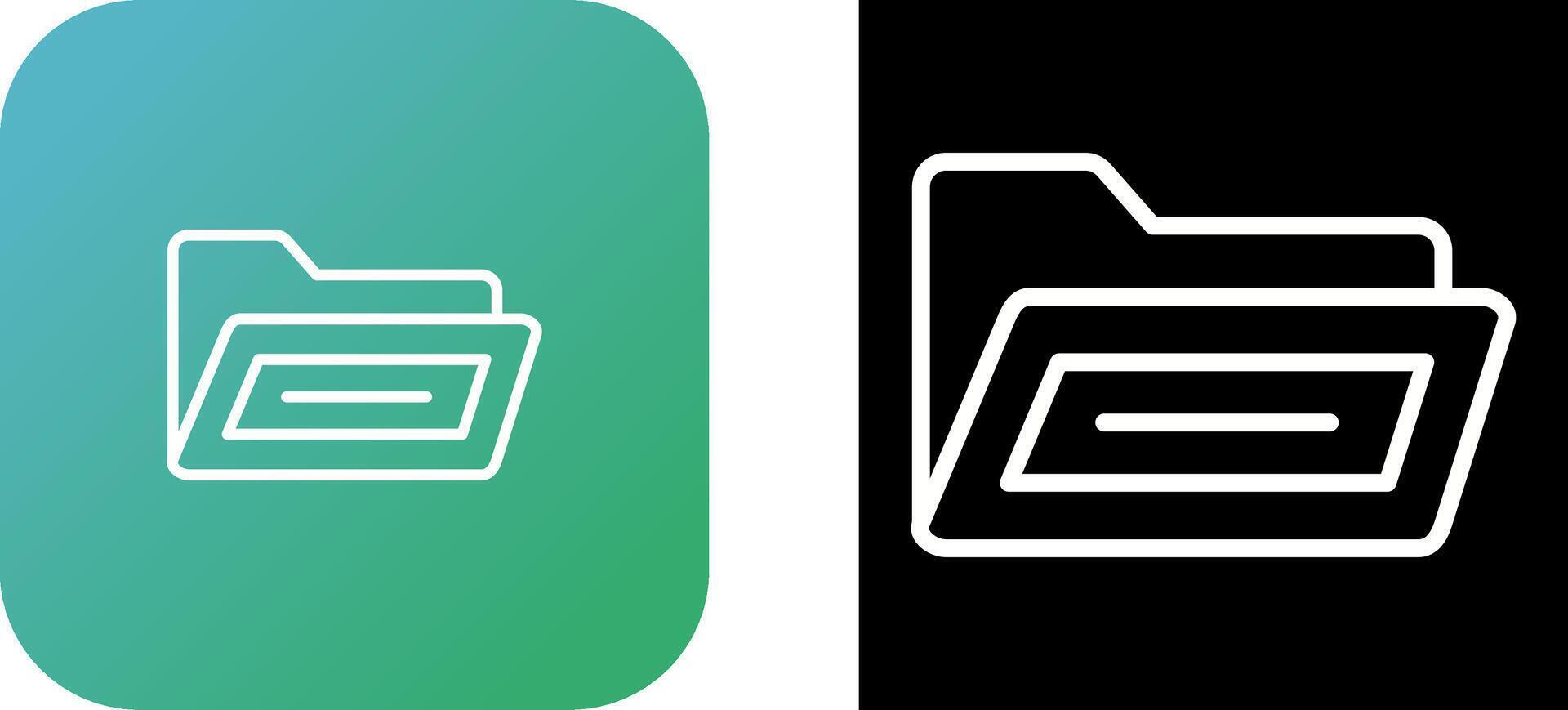 Open File Folder Vector Icon 40657952 Vector Art at Vecteezy