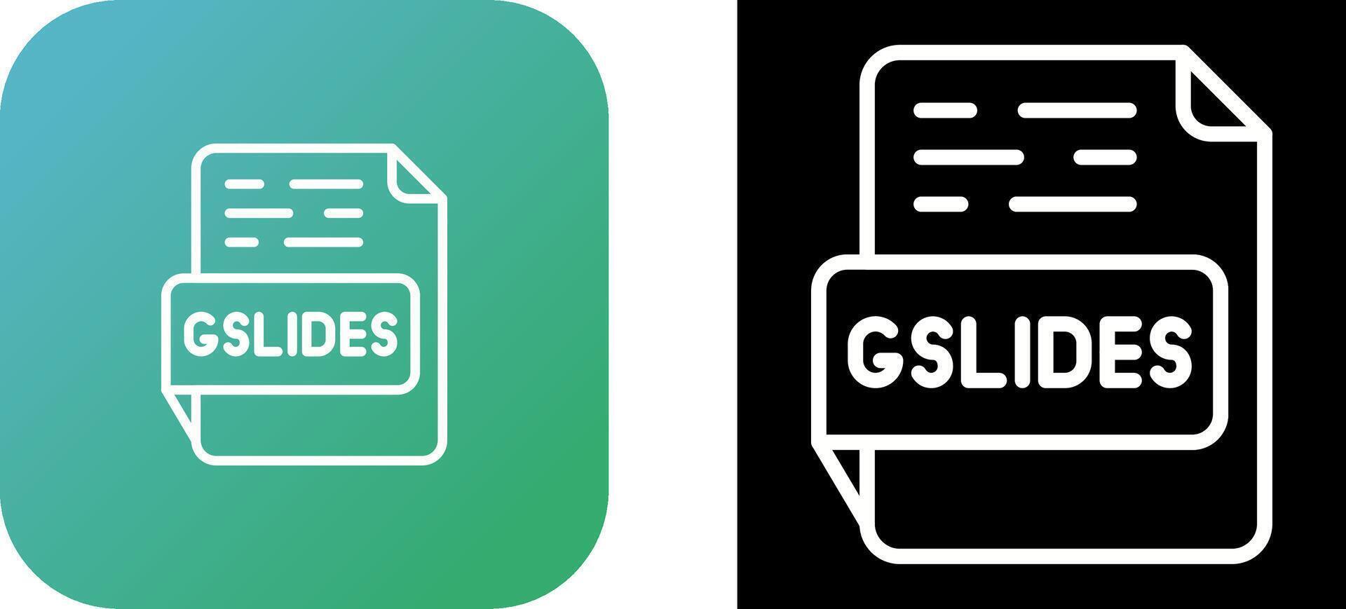 GSLIDES Vector Icon 40658104 Vector Art at Vecteezy