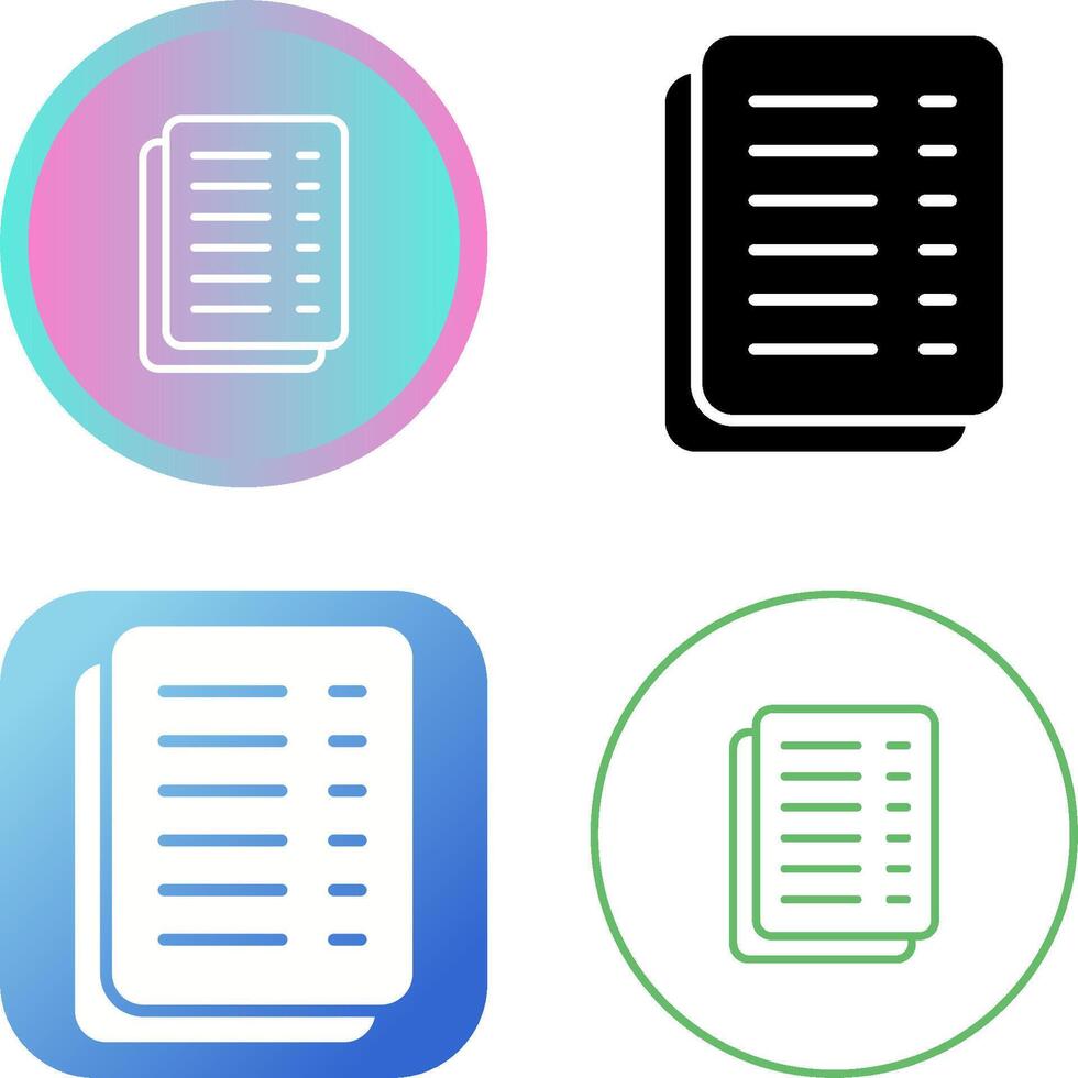 Document Vector Icon 40665080 Vector Art at Vecteezy