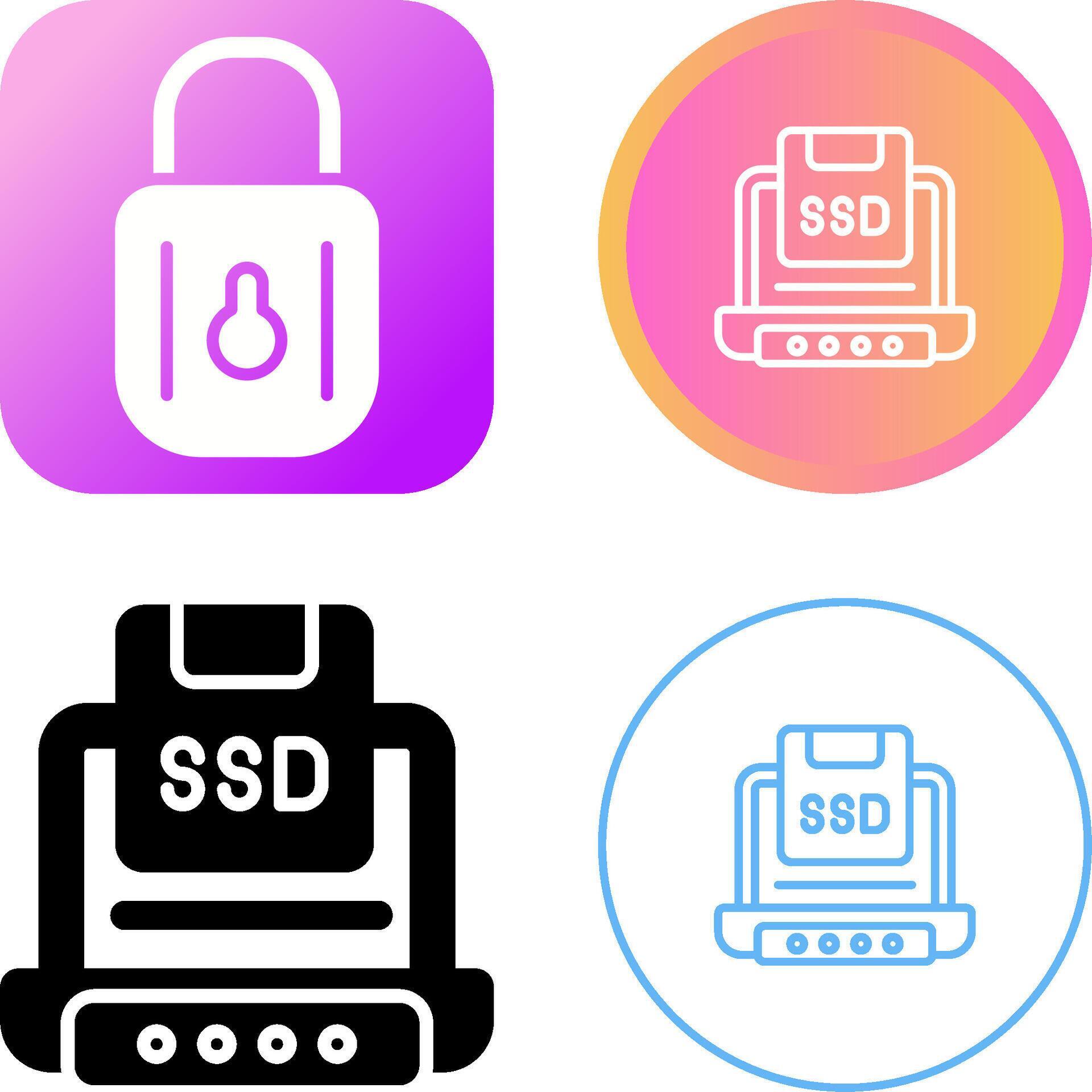 Solid State Drive Vector Icon 40667297 Vector Art at Vecteezy